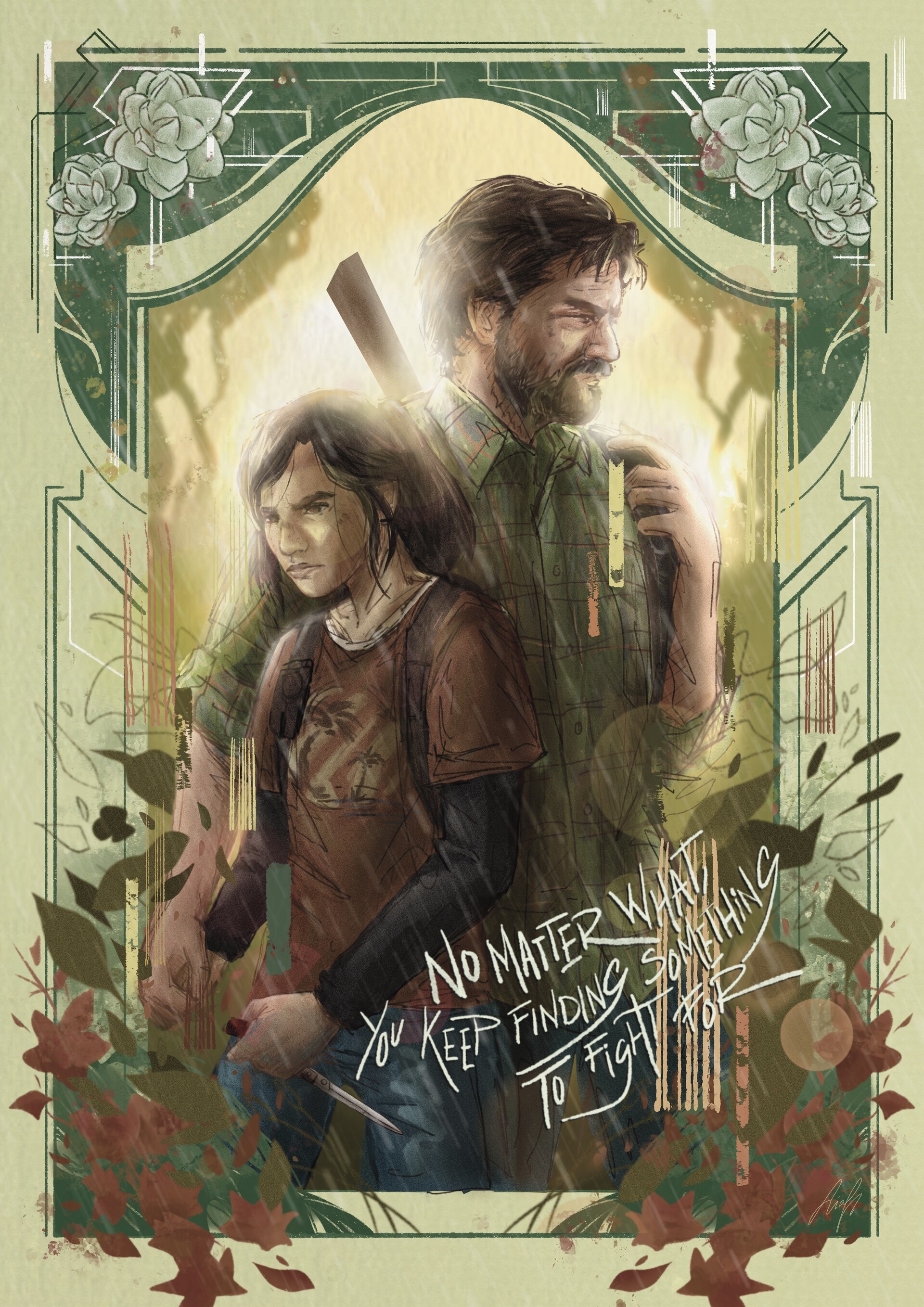 ArtStation - Joel and Ellie