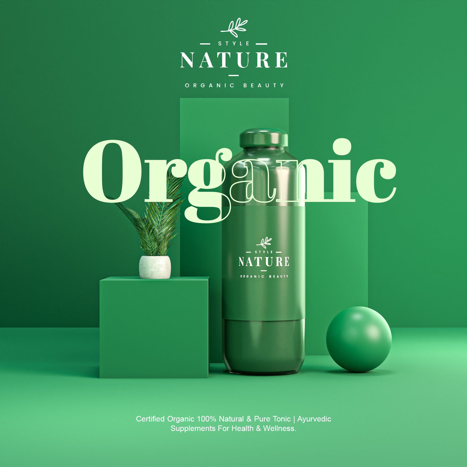 ArtStation - 3D modeling organic product