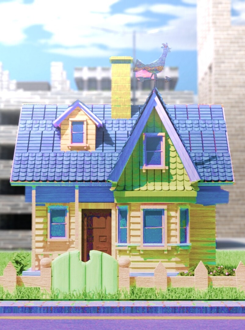 ArtStation - 3D UP House