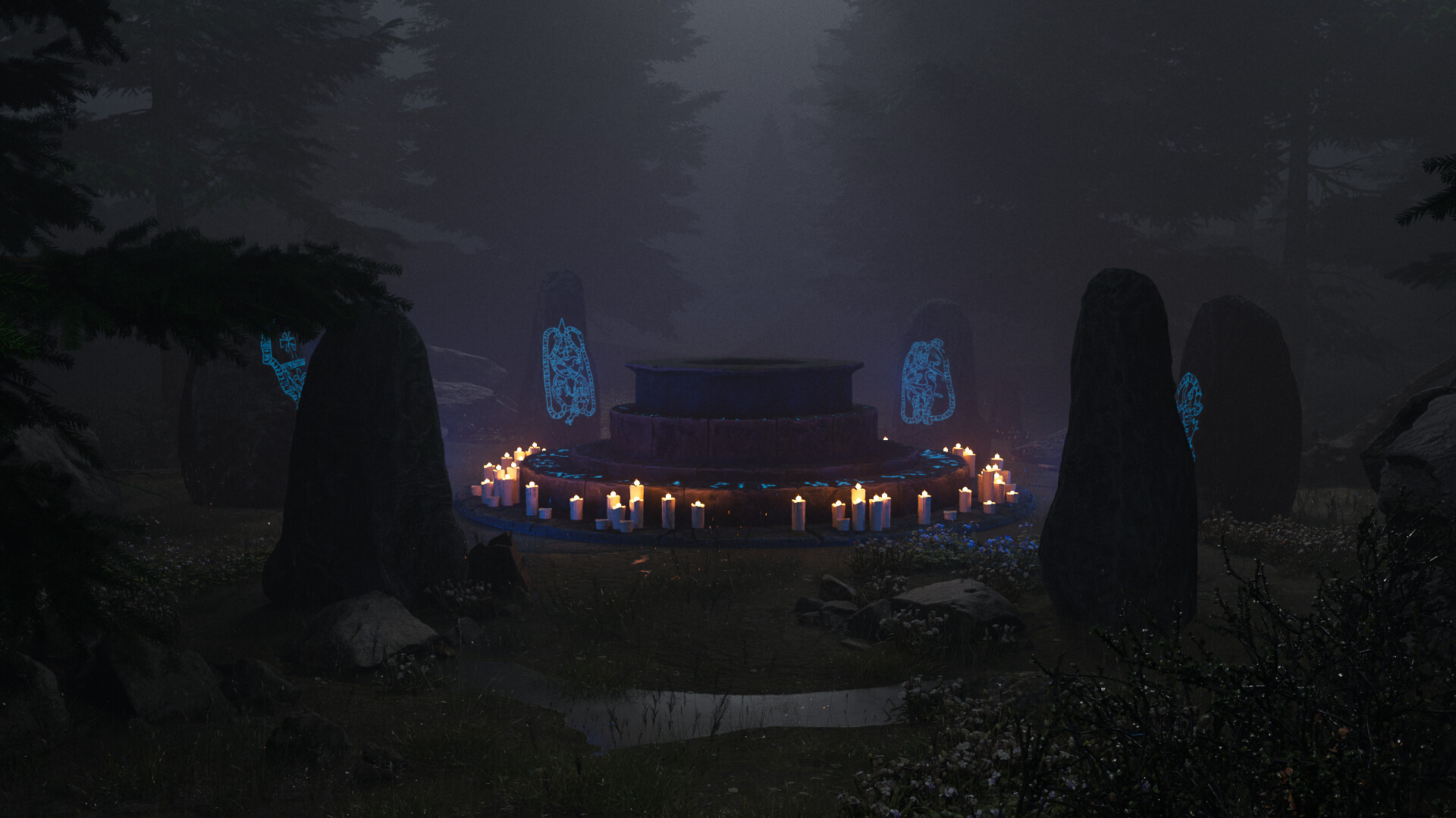 ArtStation - Runic Circle - Will'o Wisp (W.I.P.) School project