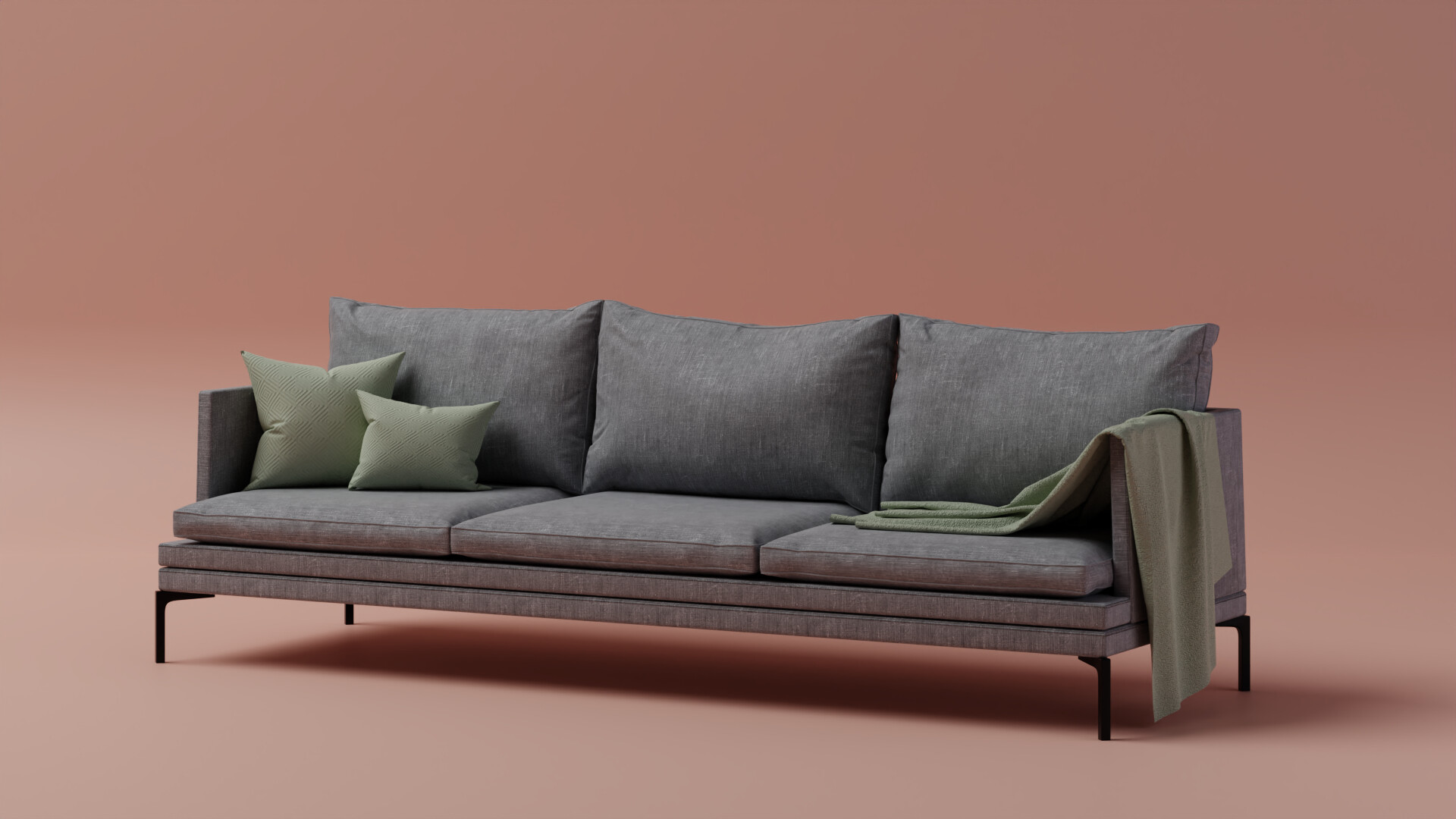 ArtStation - Couch 3D model in Studio