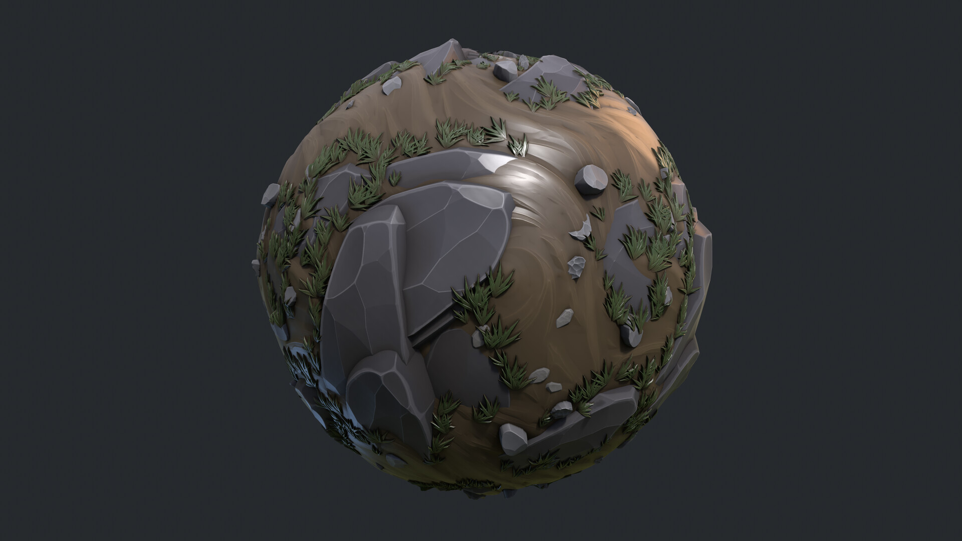 ArtStation - Stylized Dirt and Stone