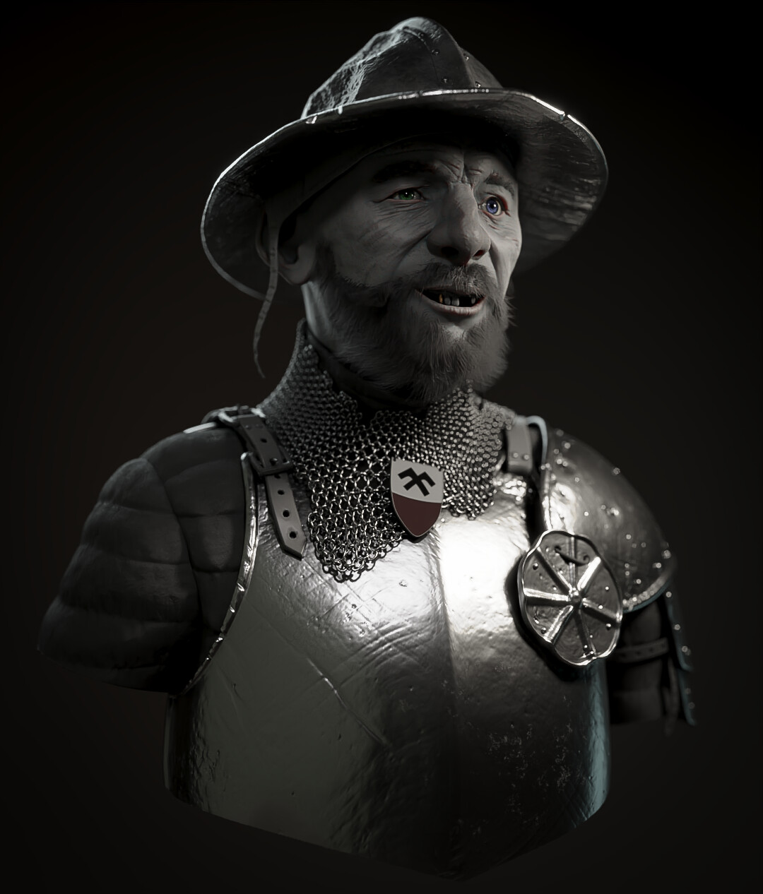 Yuriy Smelov - Medieval portrait