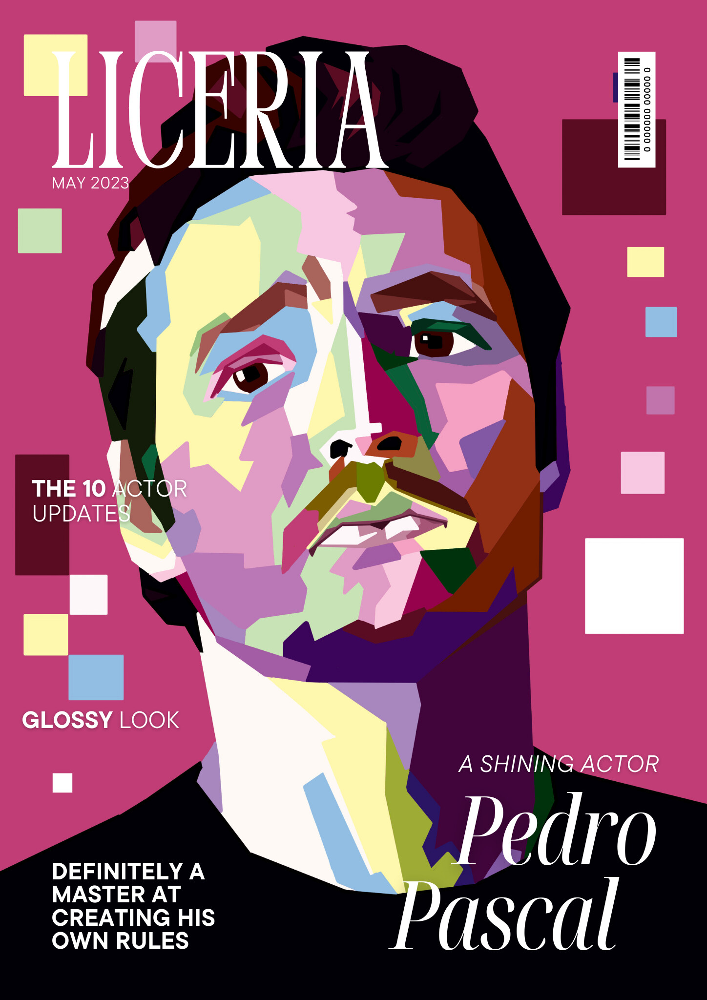 ArtStation - Pedro Pascal Portrait