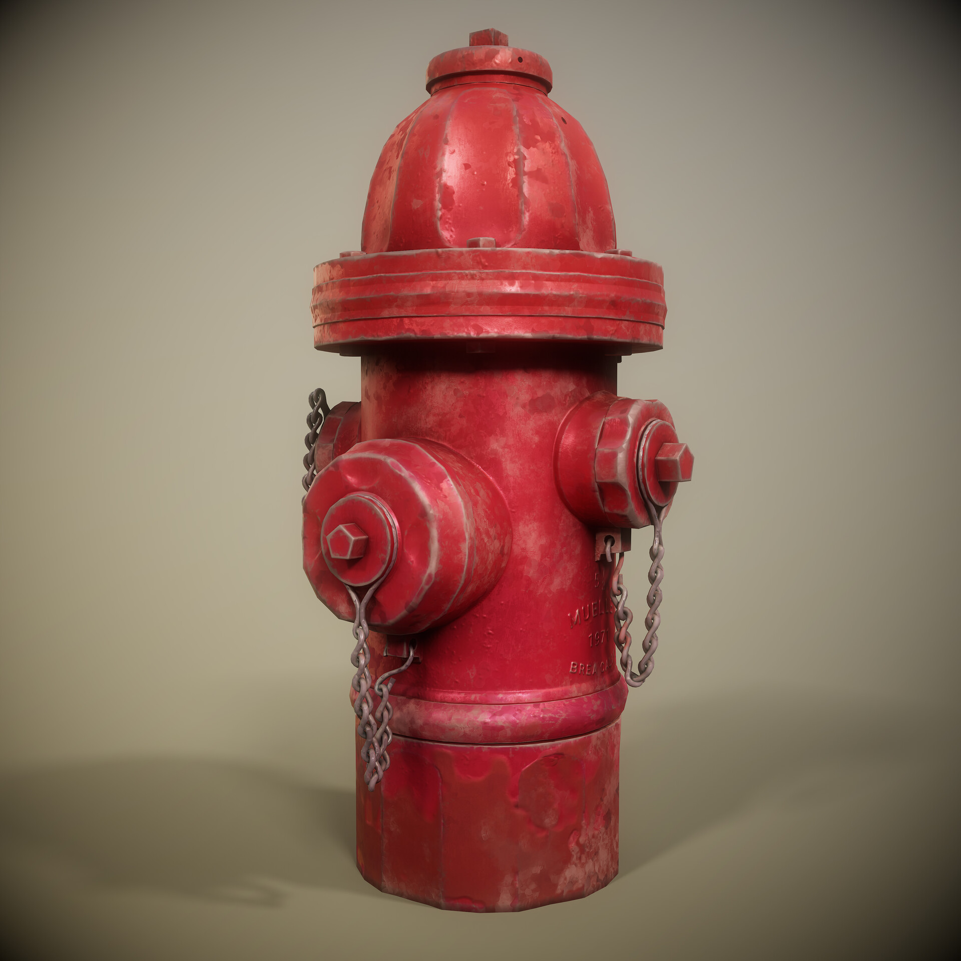 ArtStation - Stylized Old Hydrant