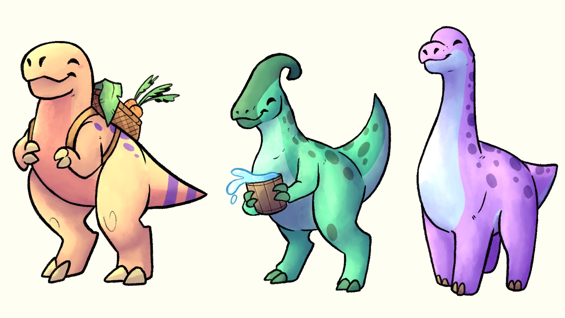 Beth Preece - Dinosaur character design