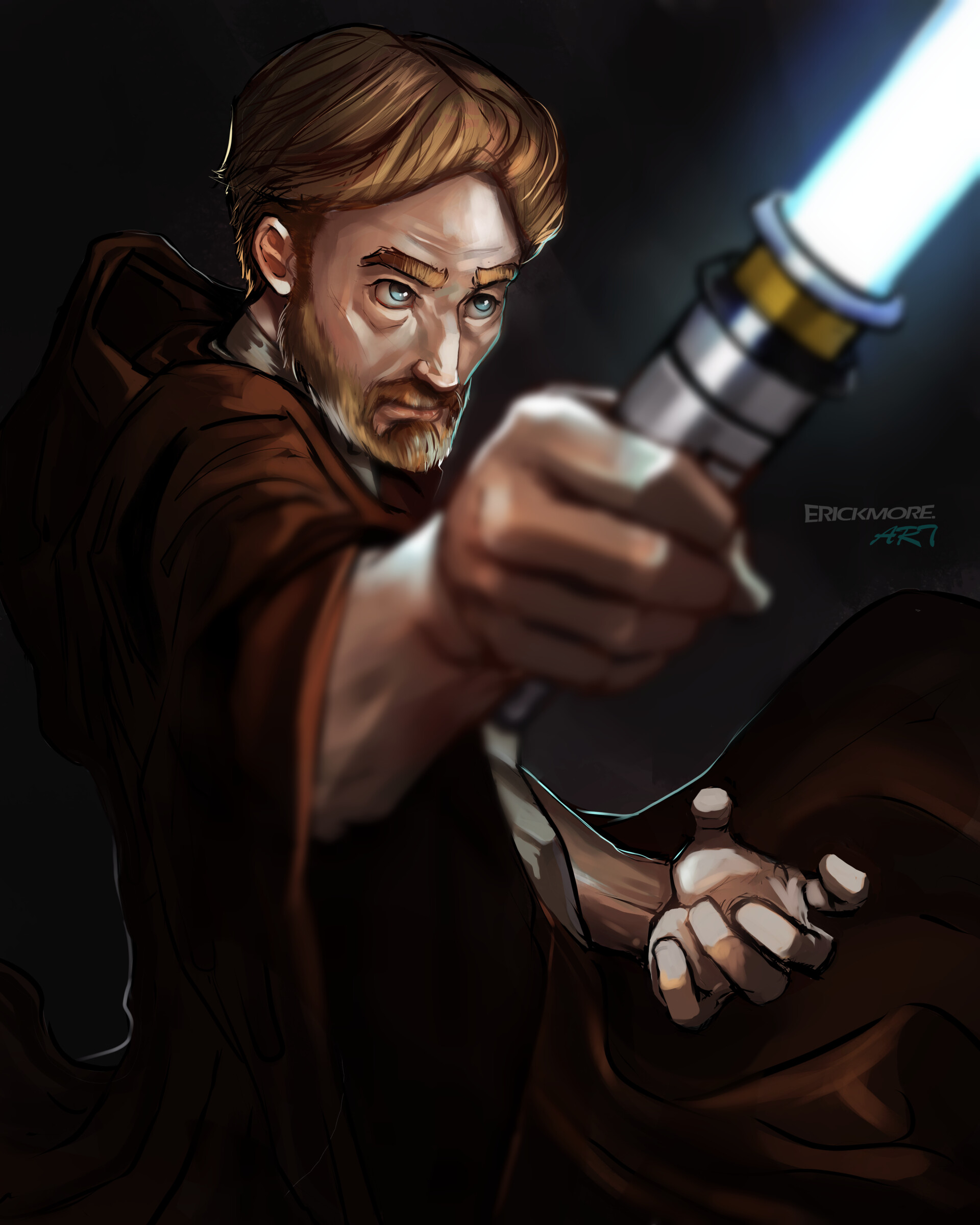 ArtStation - STAR WARS FANART - OBI-WAN KENOBI