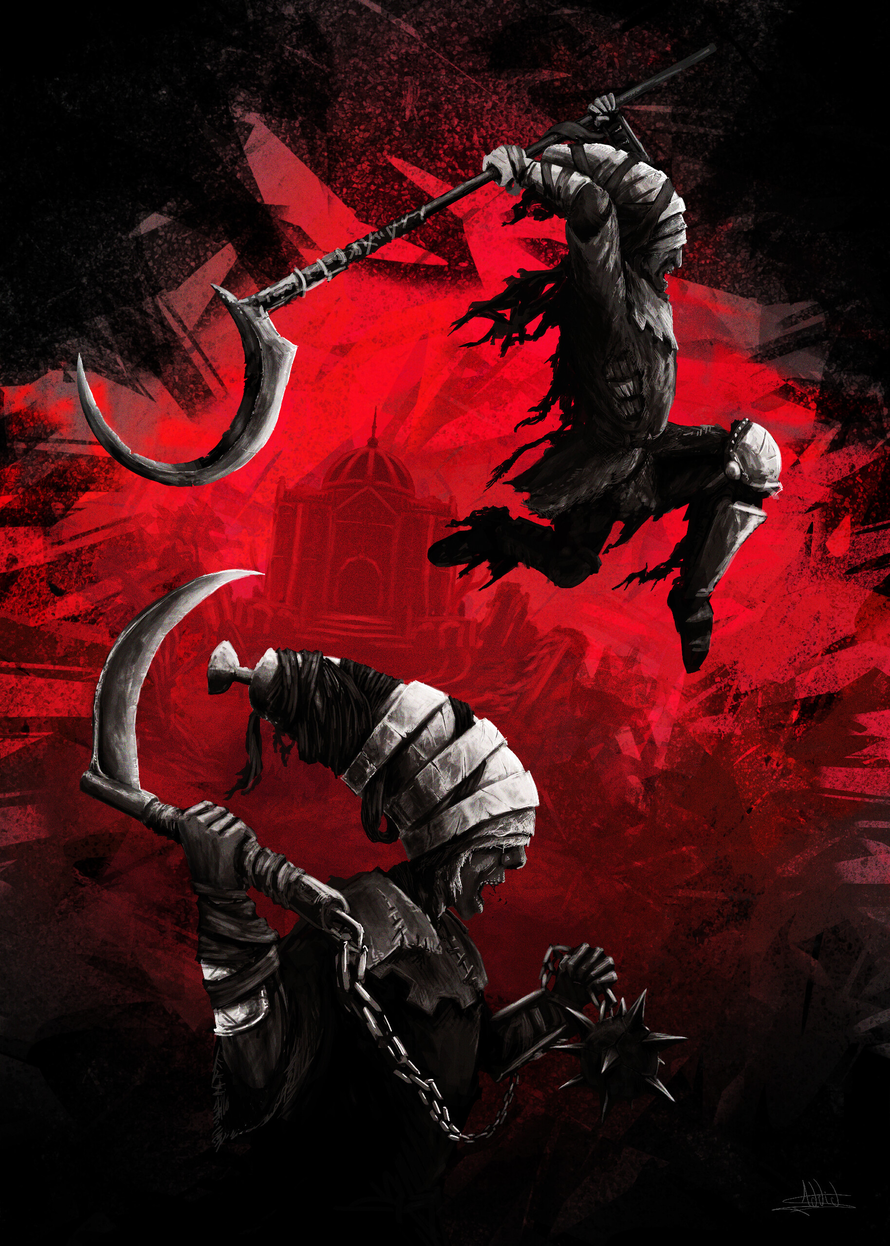 ArtStation - Vulgar Militiamen FanArt Elden Ring