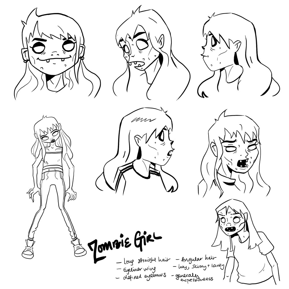 ArtStation - Zombie Character Concept Art