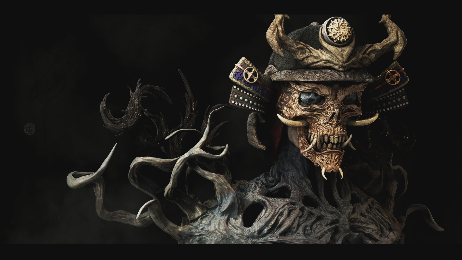 ArtStation - Skull Samurai