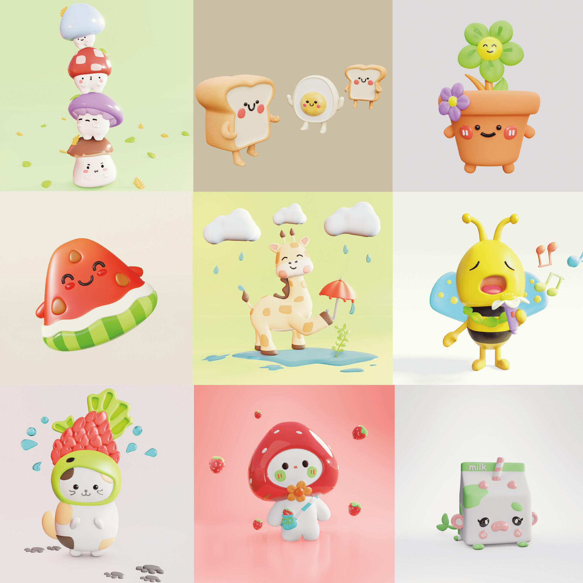 ArtStation - Cute Characters