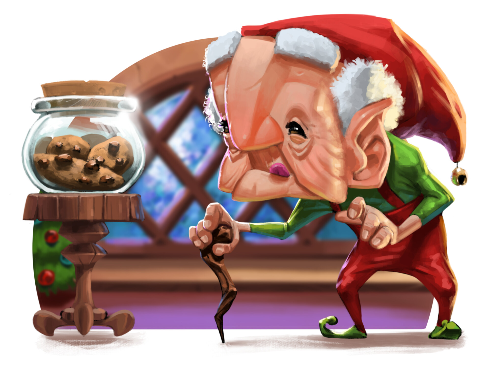ArtStation - The Elf Out Of The Shelf