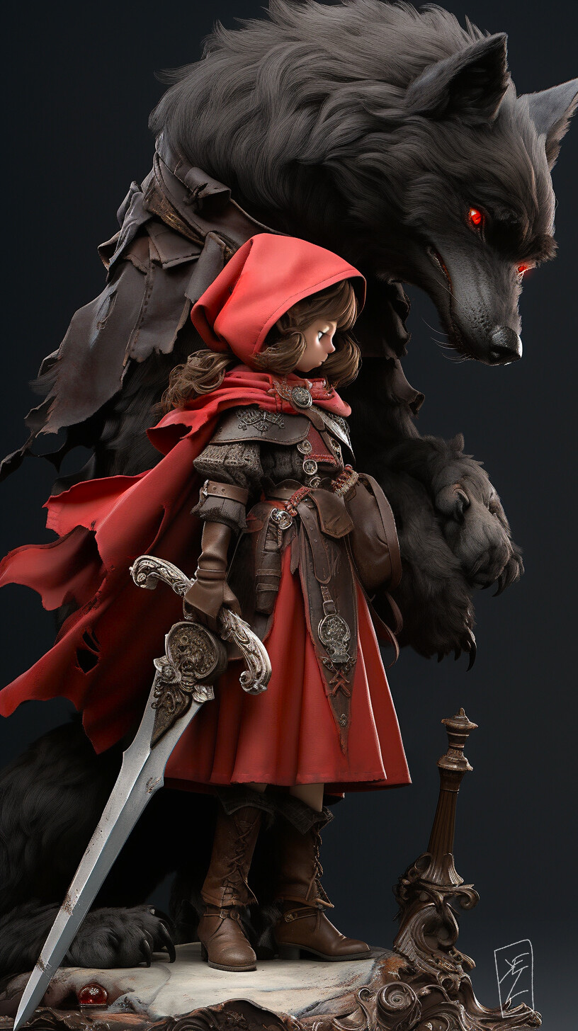 ArtStation - Little Red Riding Hood