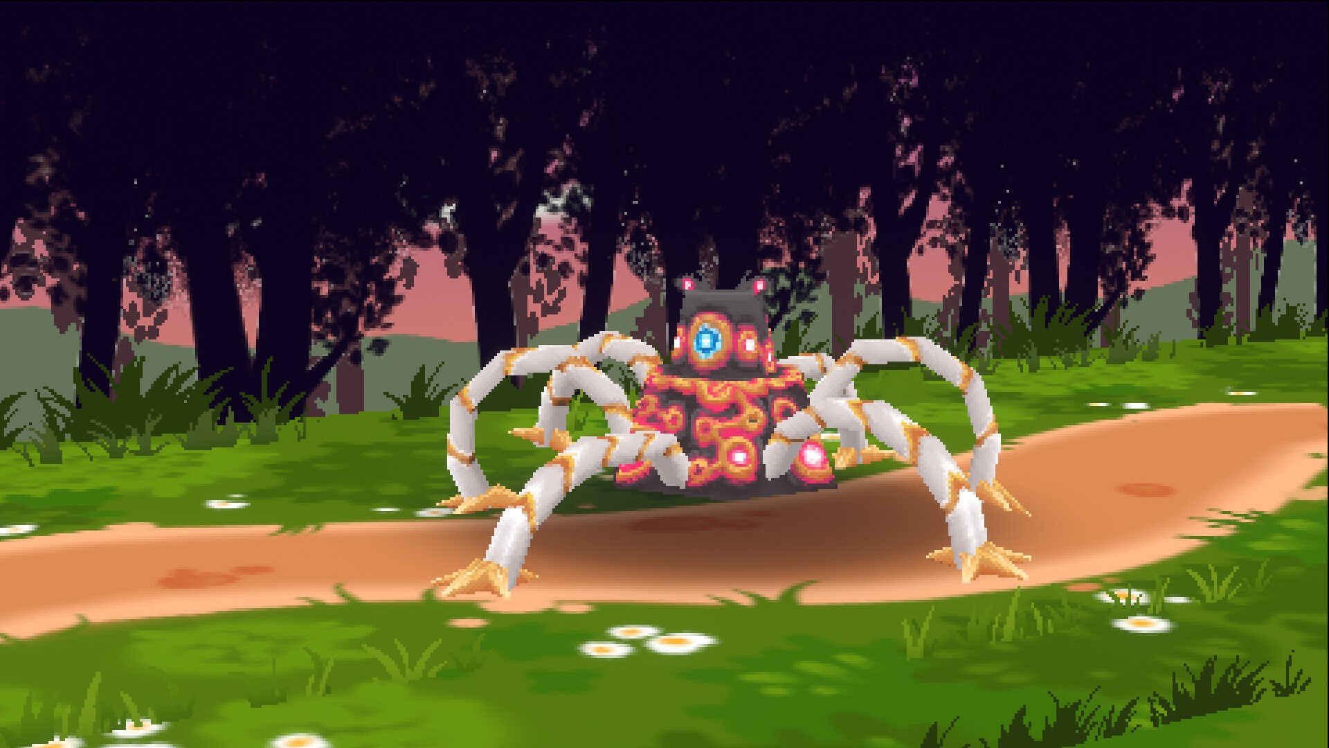 ArtStation - BOTW guardian - PS1/NDS kinda style