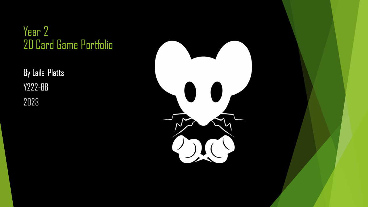 ArtStation - Year 2 2D Card Game Portfolio