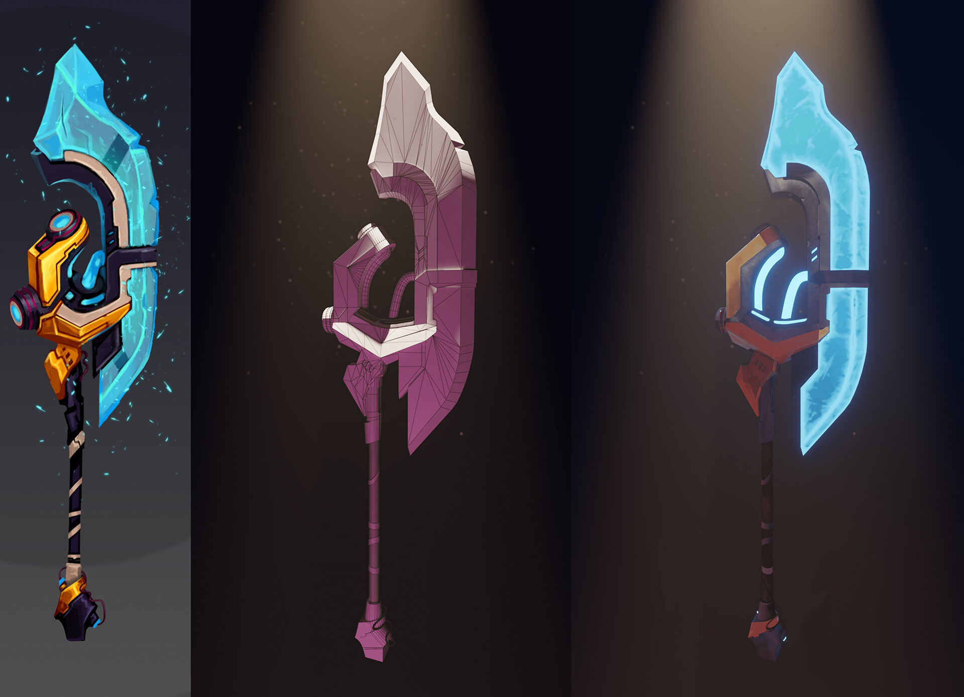 ArtStation - Energy Crystal Axe