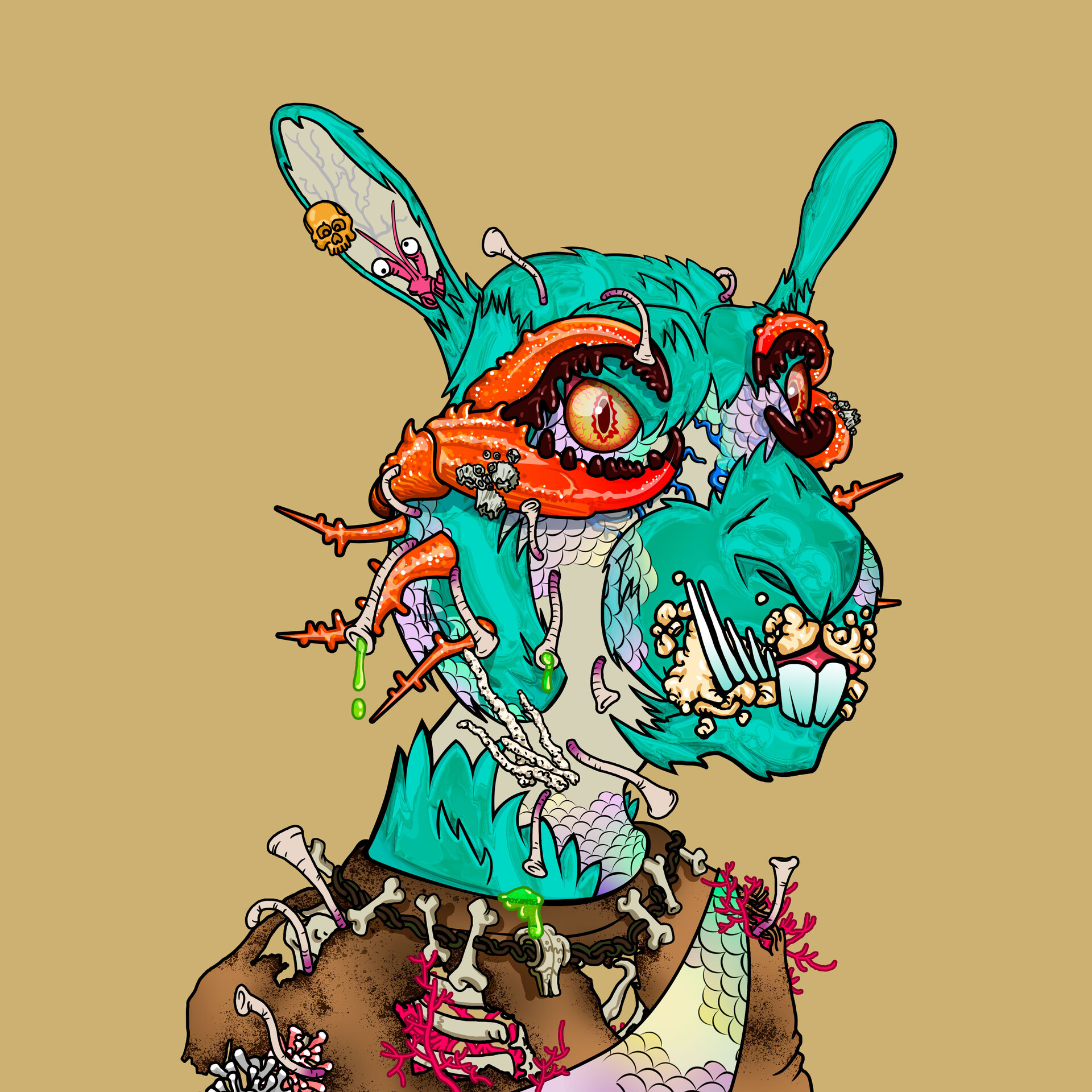 ArtStation - MUTANT RABBIT NFT #49