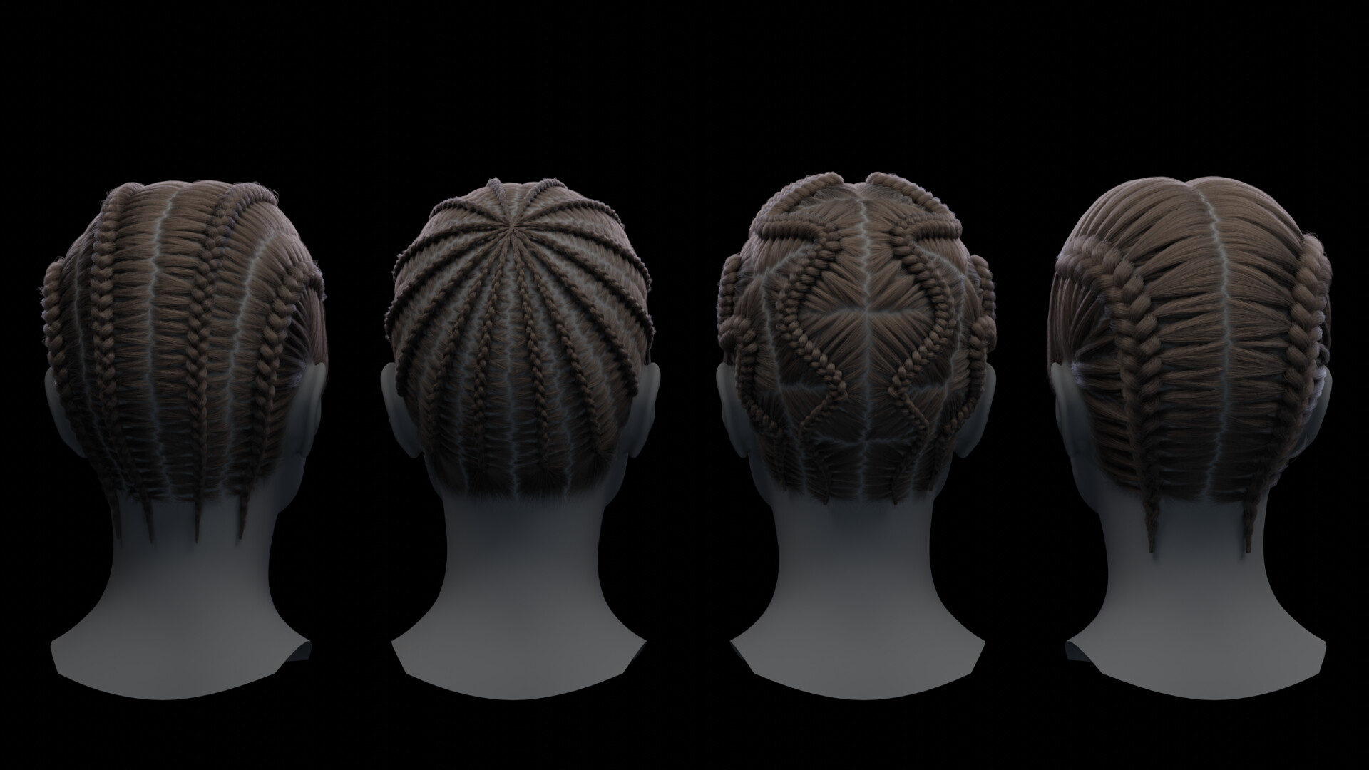 Steve U. - Houdini Procedural Braids