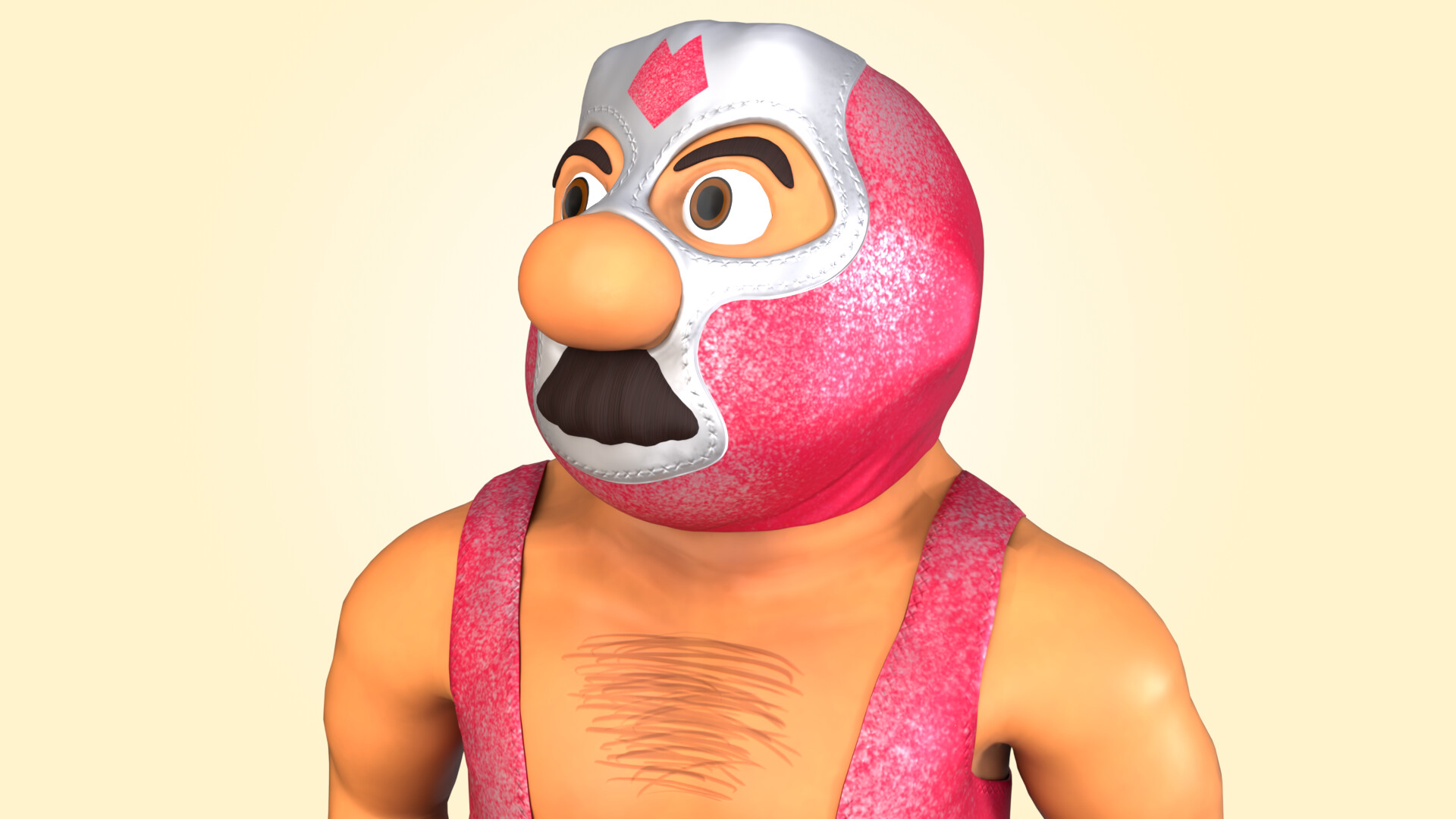ArtStation - Mario Lucha Libre