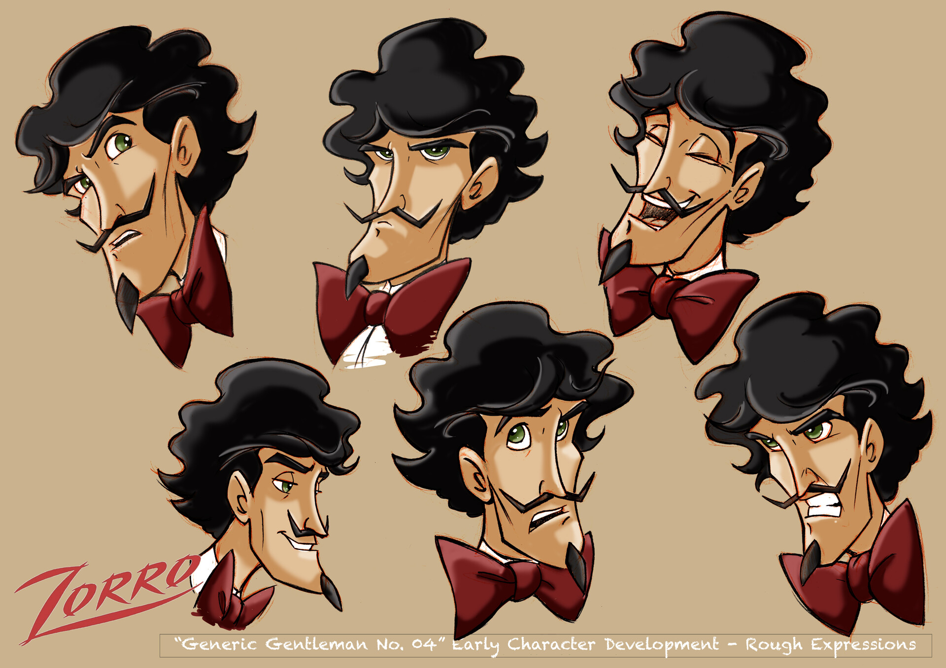 ArtStation - “Gentleman No. 04” Early Character Development (For Warner ...