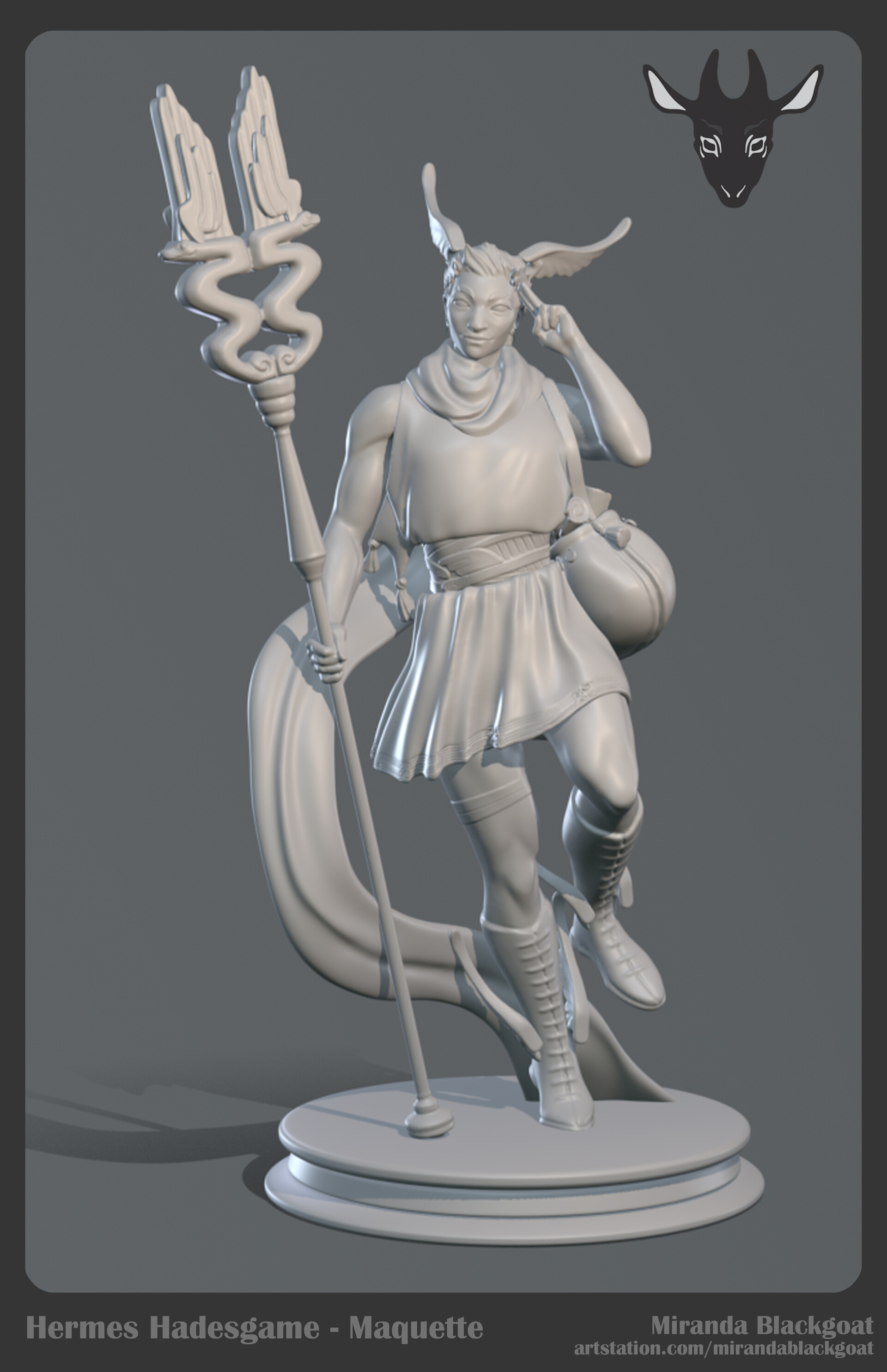 ArtStation - Hermes Hadesgame - Figure Maquette