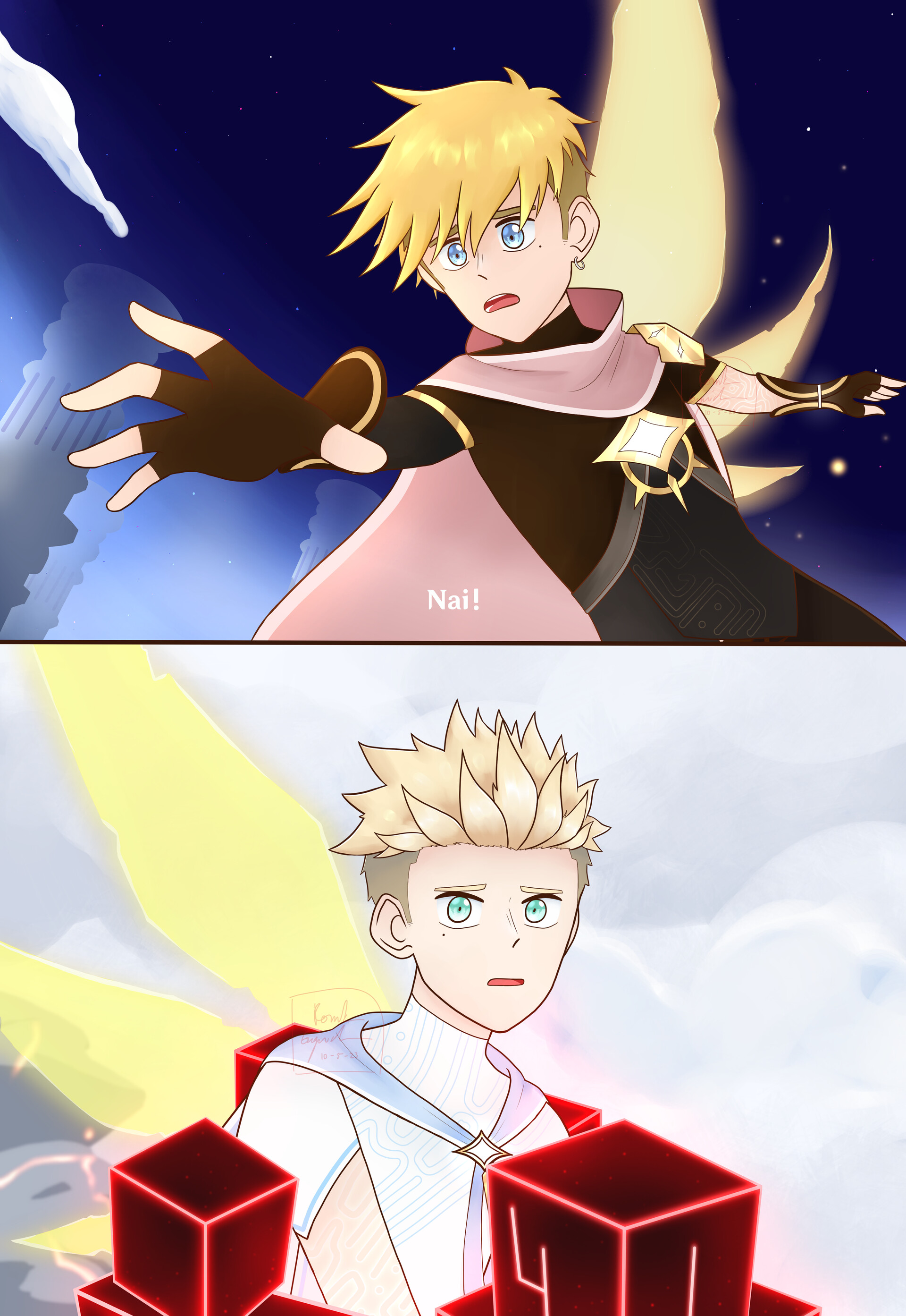 ArtStation - Trigun Genshin AU Scene 2