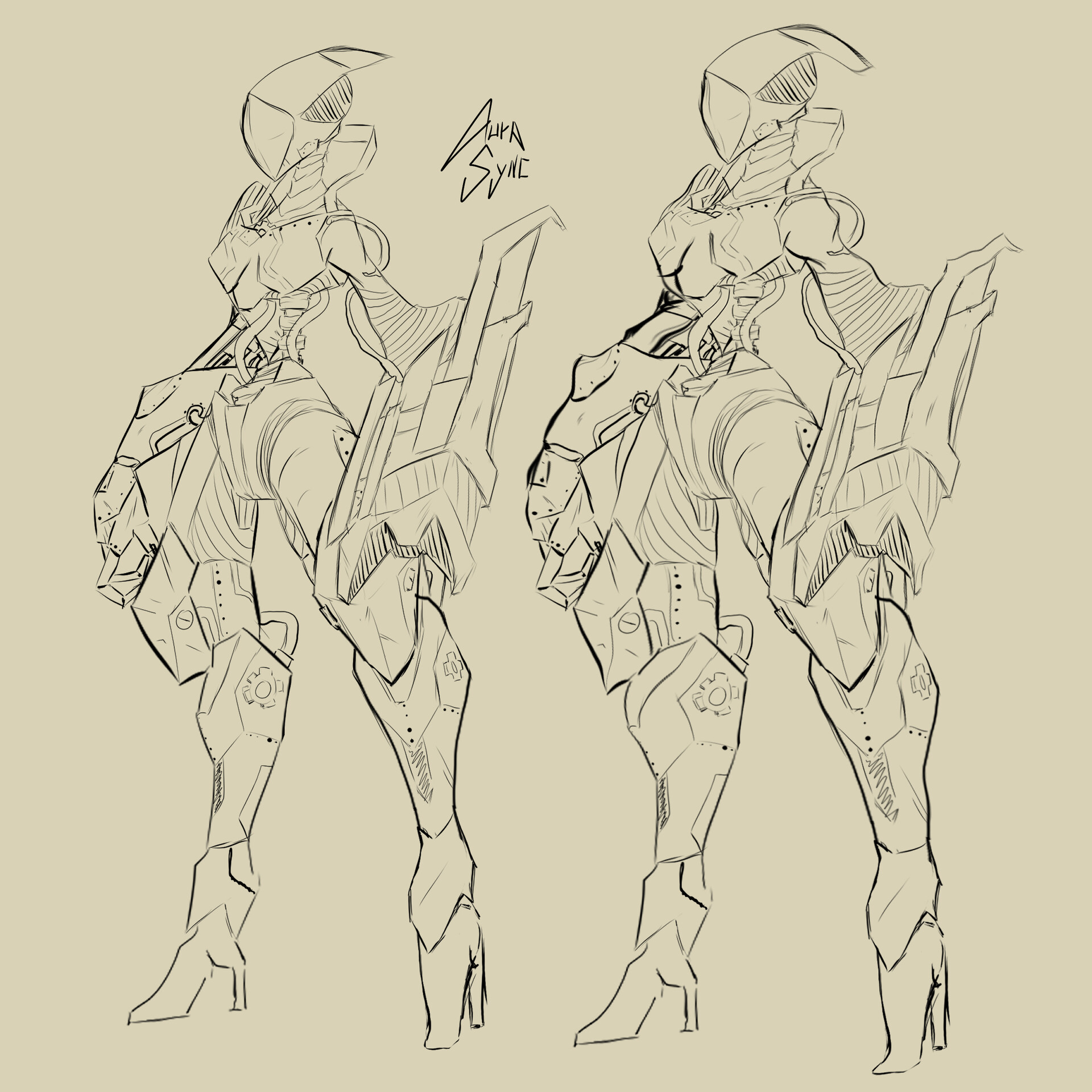 ArtStation - Mecha Girl