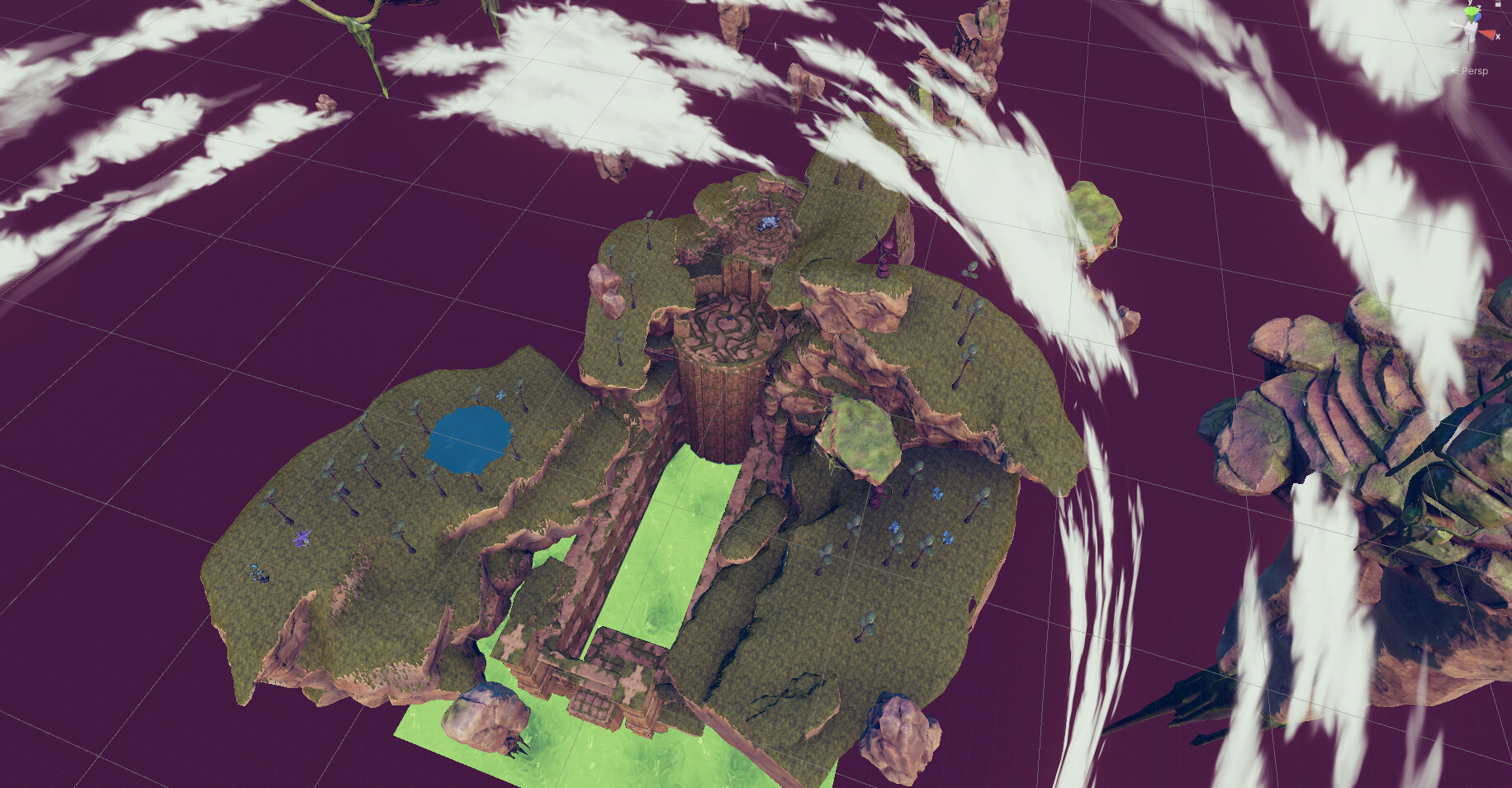 ArtStation - Cliff Obelisk Final