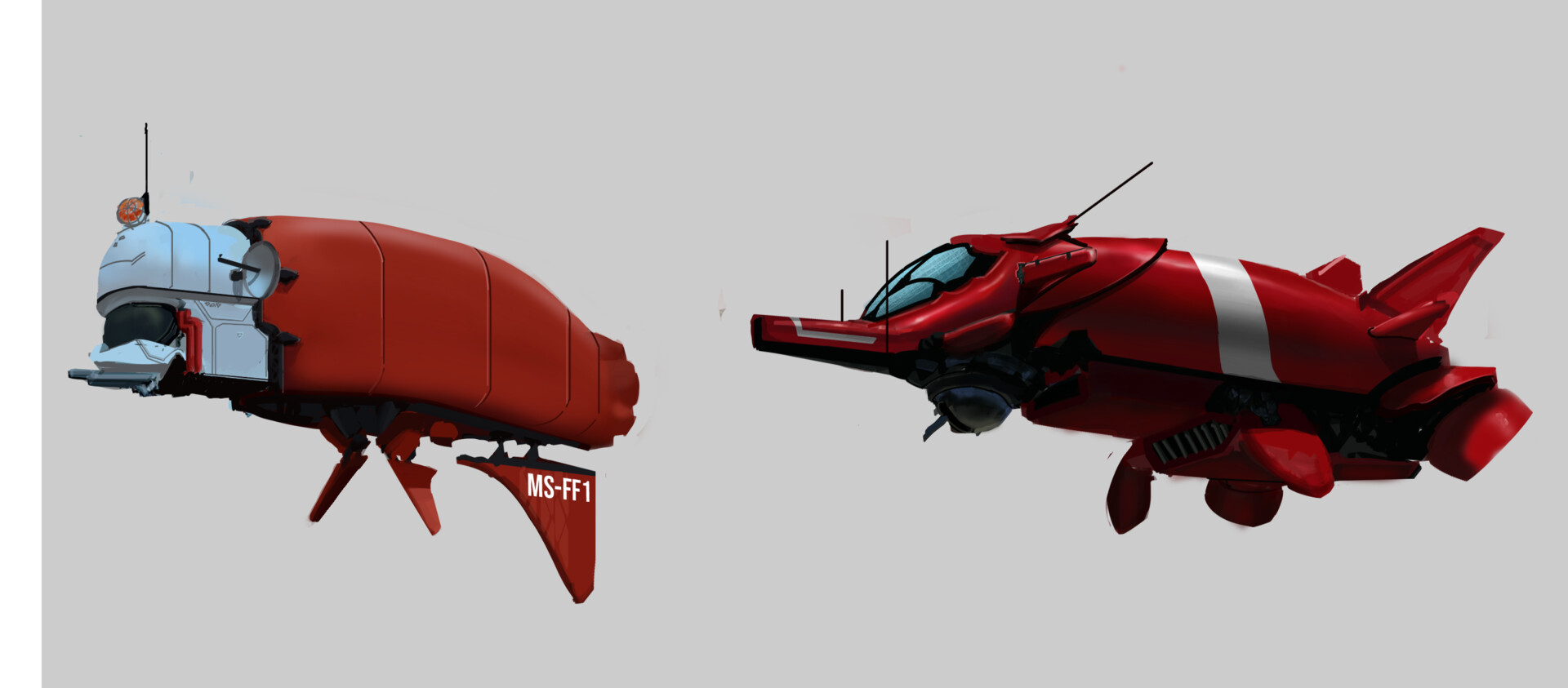 ArtStation - Fish Ships