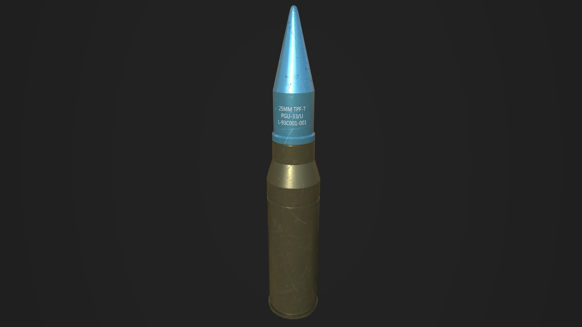 ArtStation - 25mm HEDP Bullet