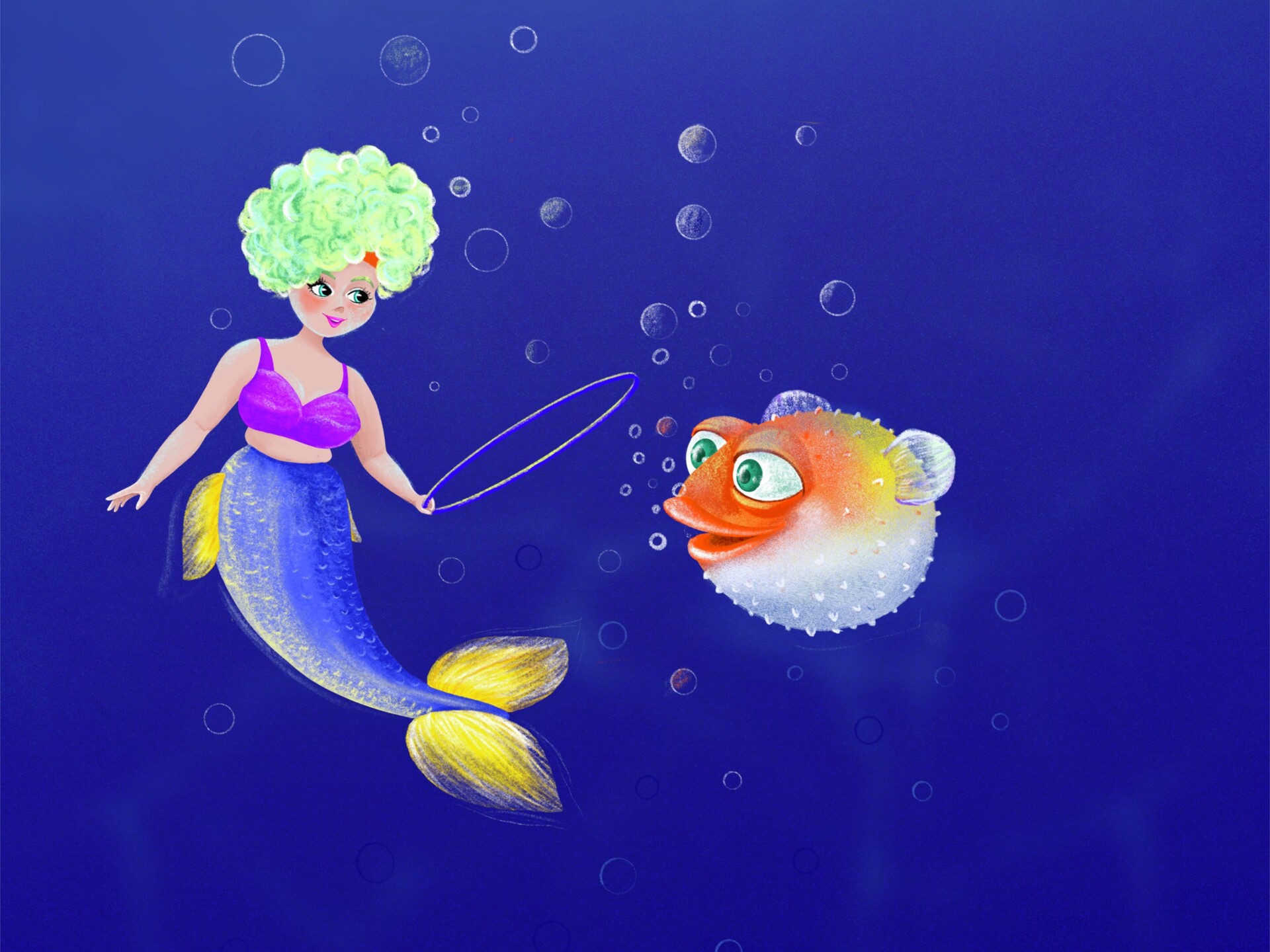 ArtStation - Mermaid coach