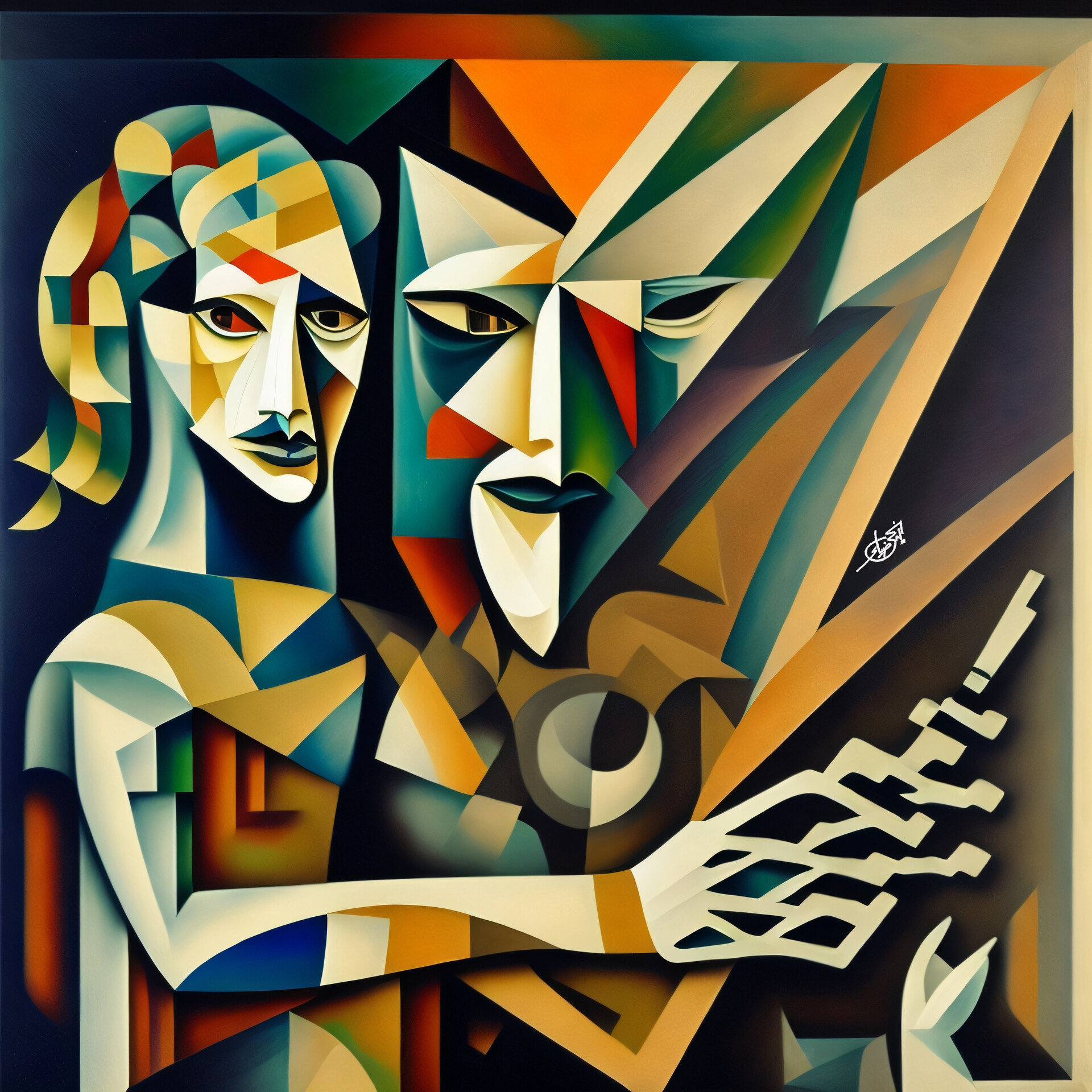 ArtStation - Abstract, Cubism Design (Digital Painting)