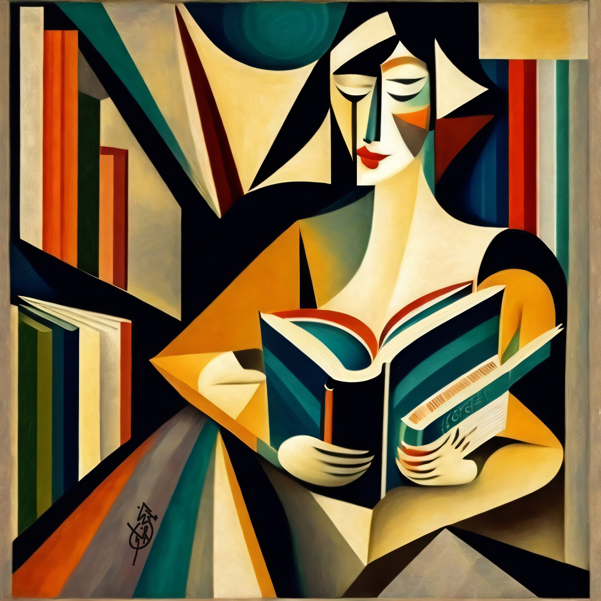 ArtStation - Abstract, Cubism Design (Digital Painting)