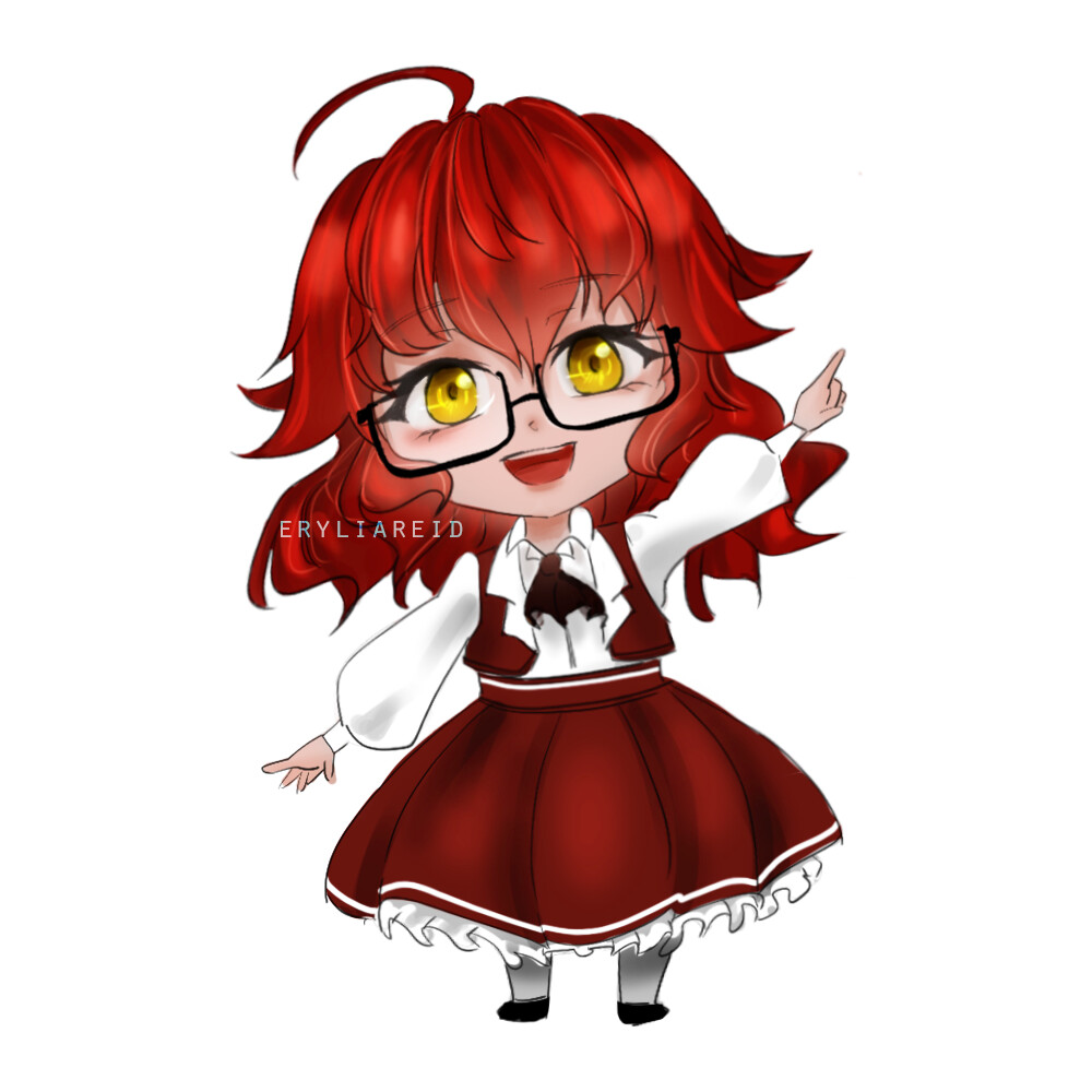ArtStation - Aeryn - Original Character Chibi