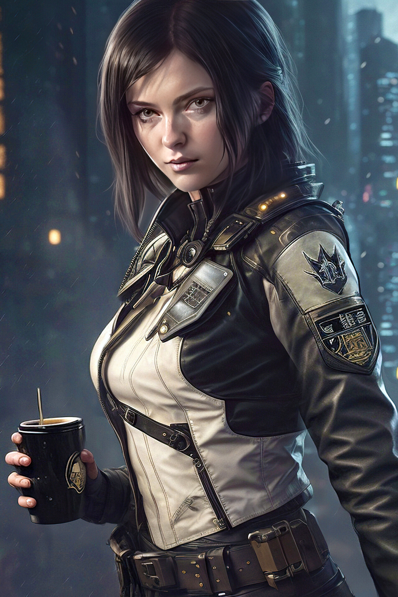 ArtStation - Satoka Ray | "Police uniform" concept | under development