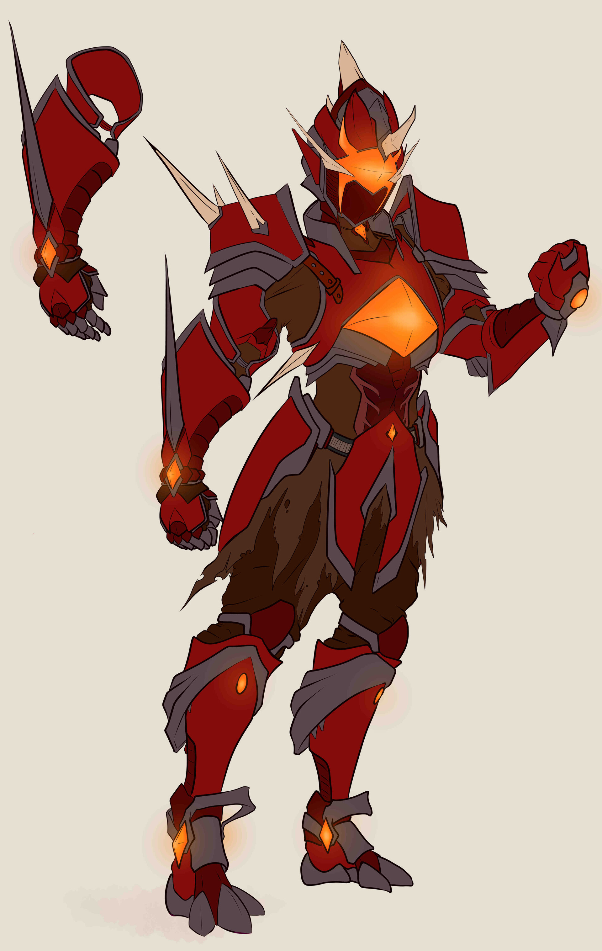 ArtStation - Demonic Armour