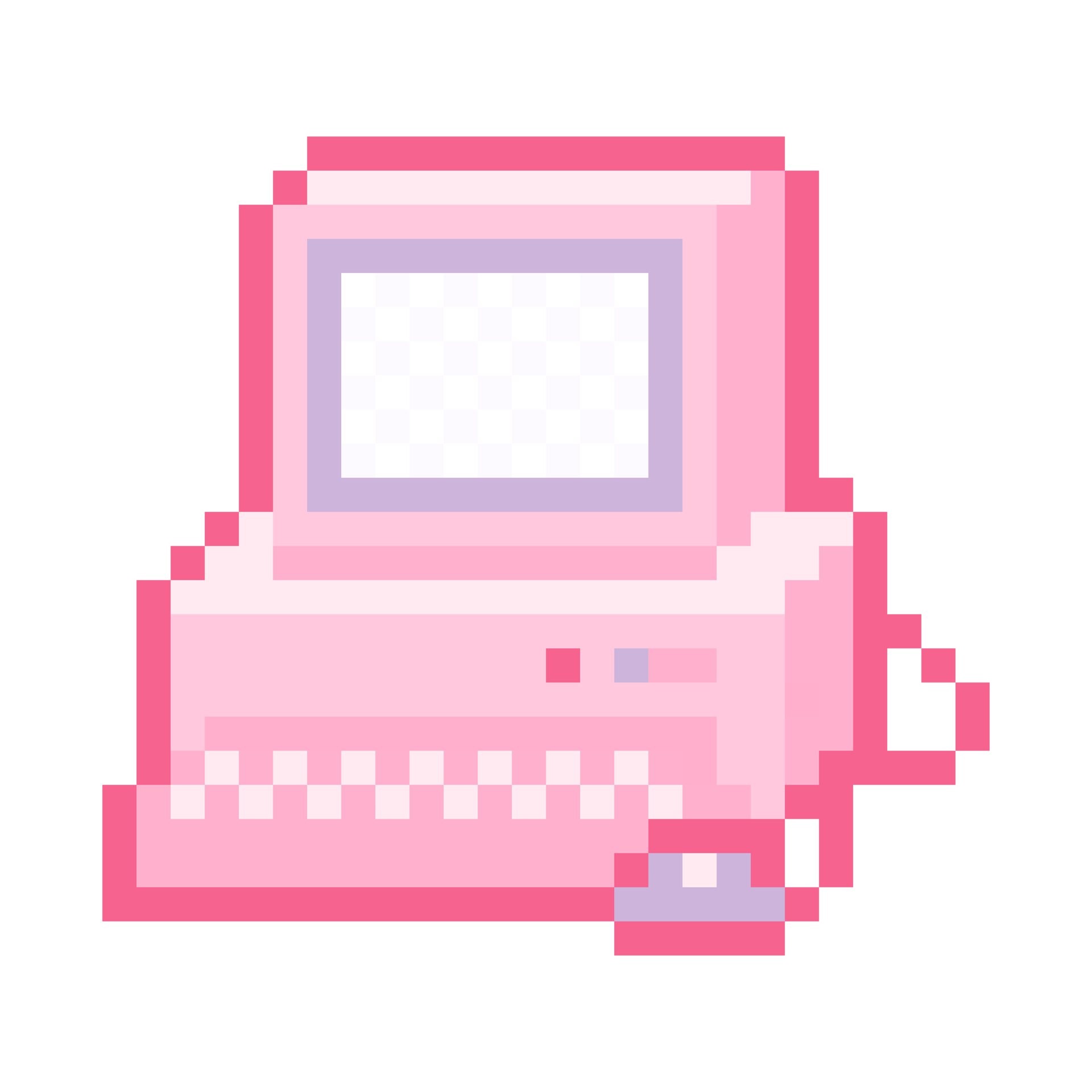 ArtStation - Pink Retro Computer
