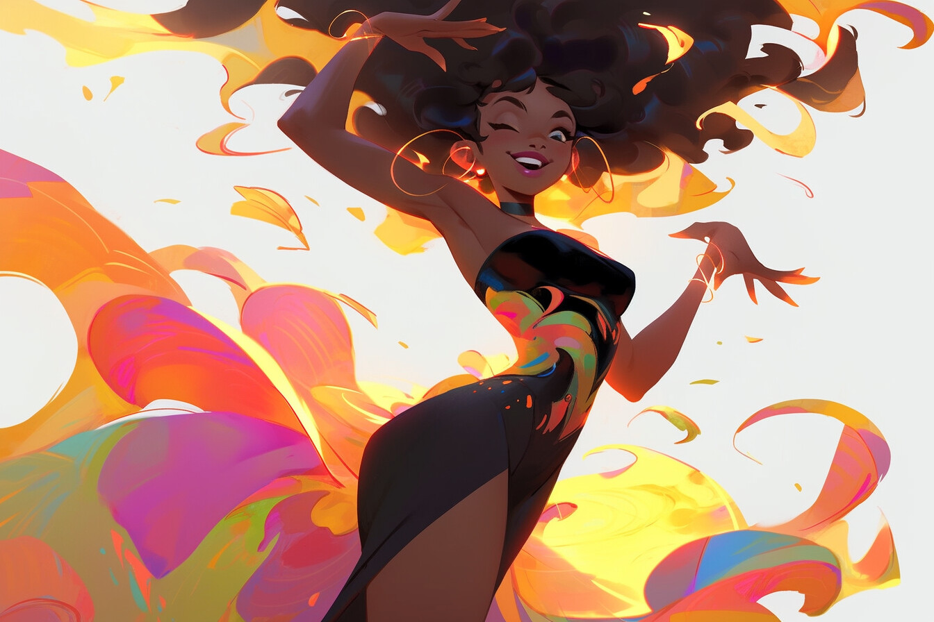 ArtStation - Dancing in the wind!