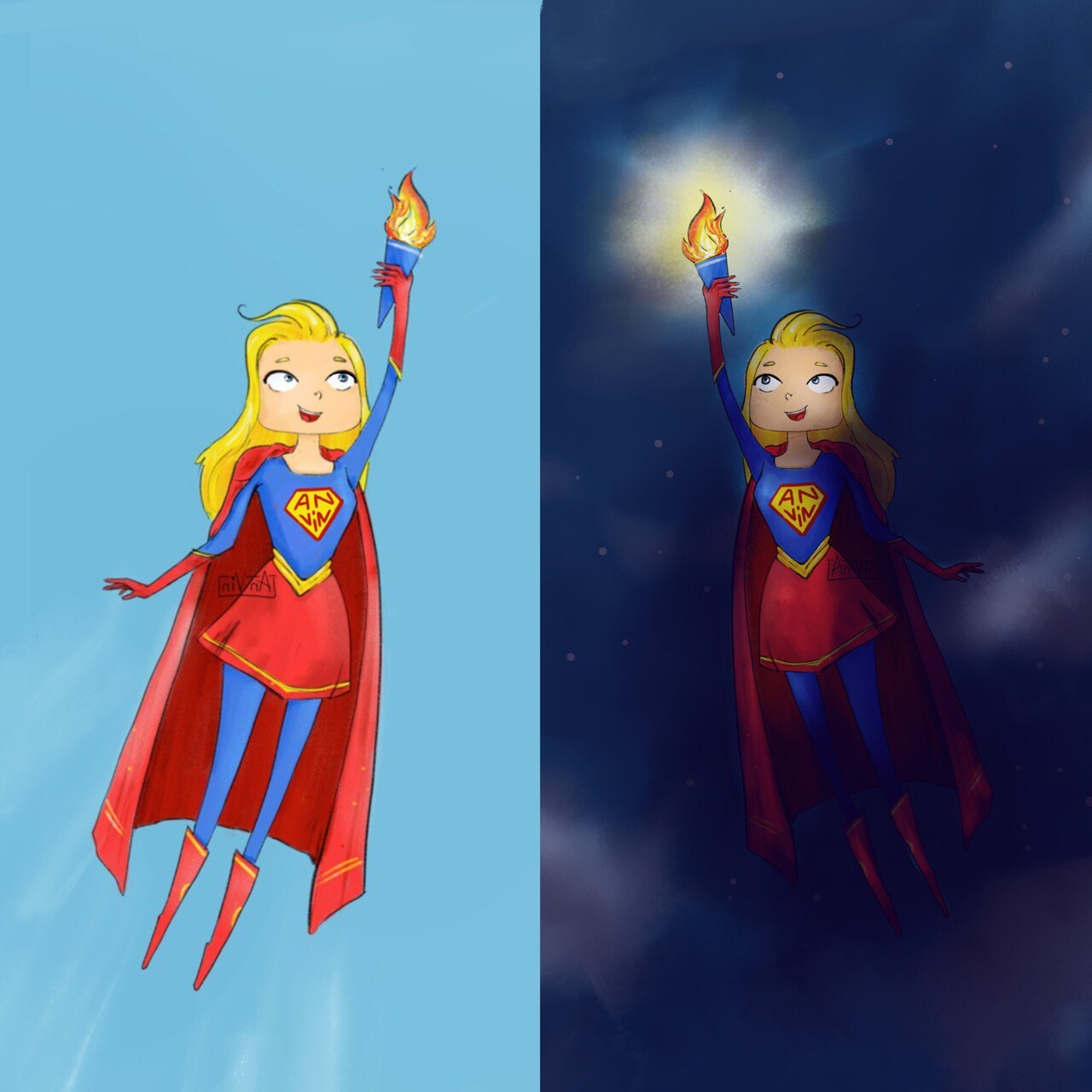 ArtStation - Superhero Illustrator An Vin