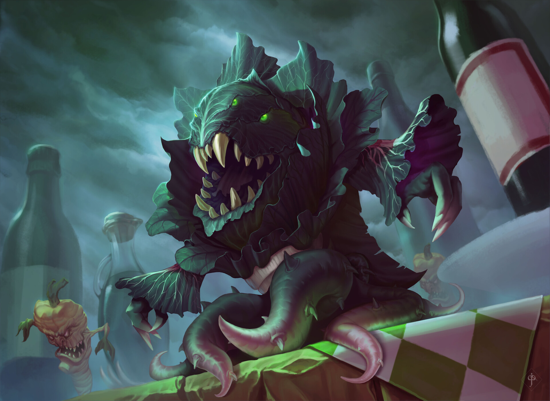 ArtStation - Food Frenzy - Mooncolony Contest