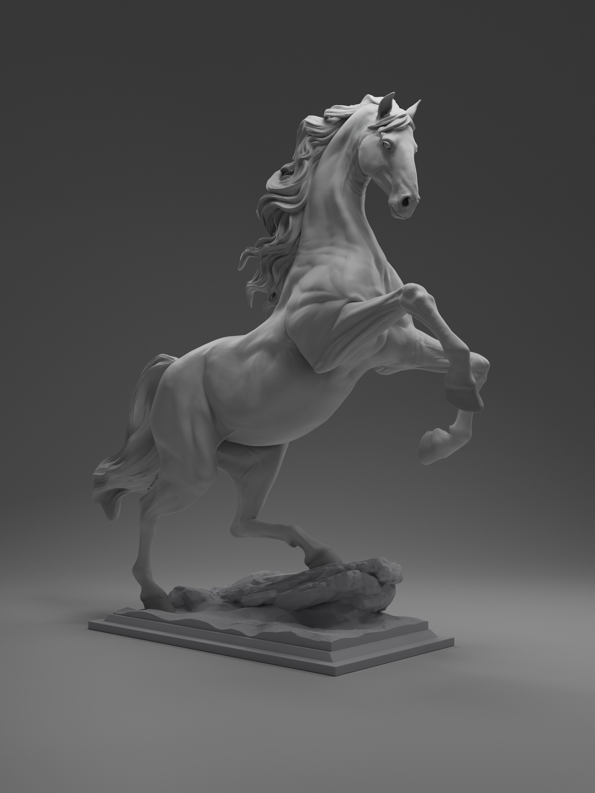 ArtStation - Sculpture horse
