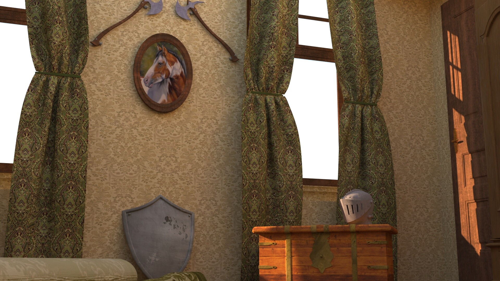 ArtStation - Medieval room