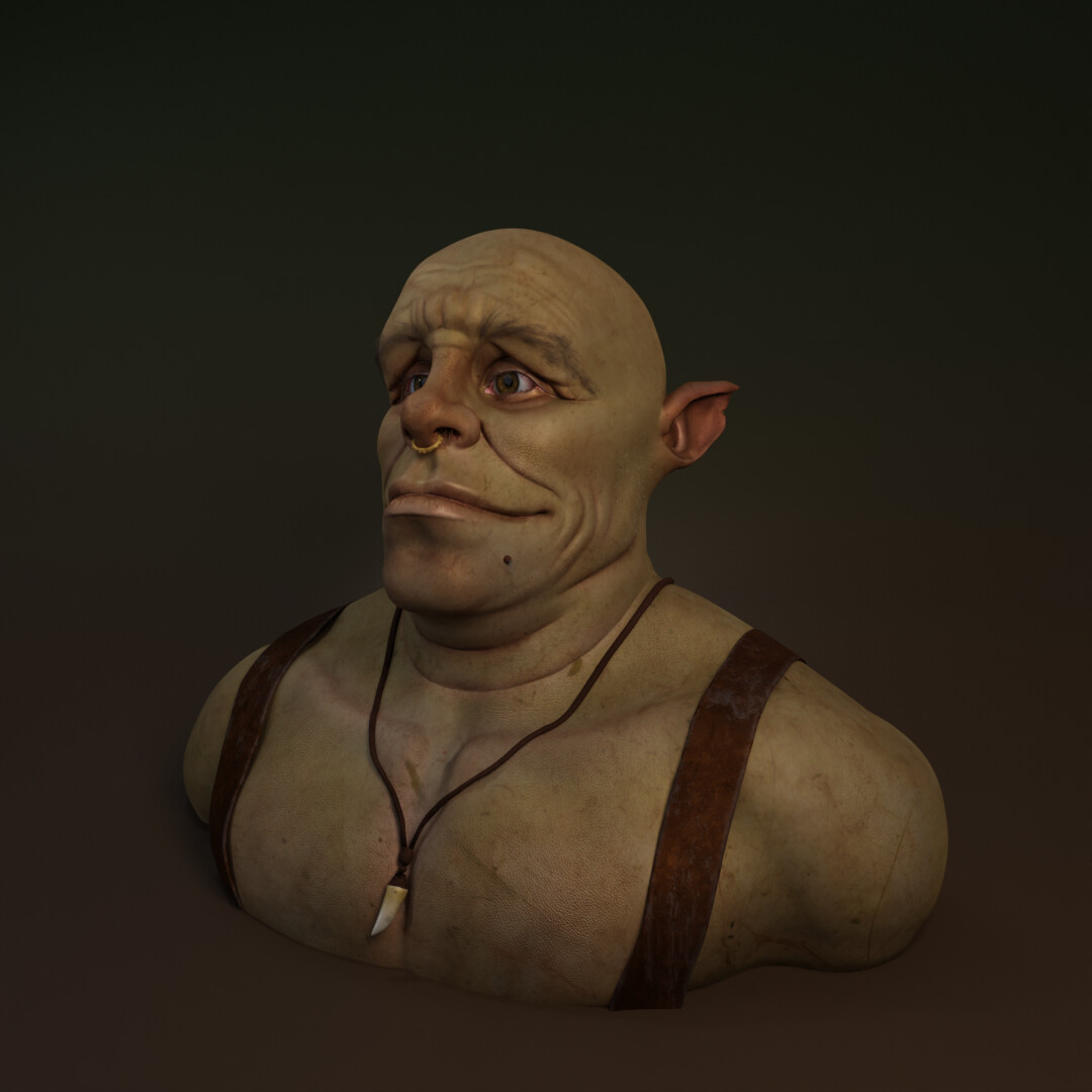 ArtStation - Good ork Grak'thok