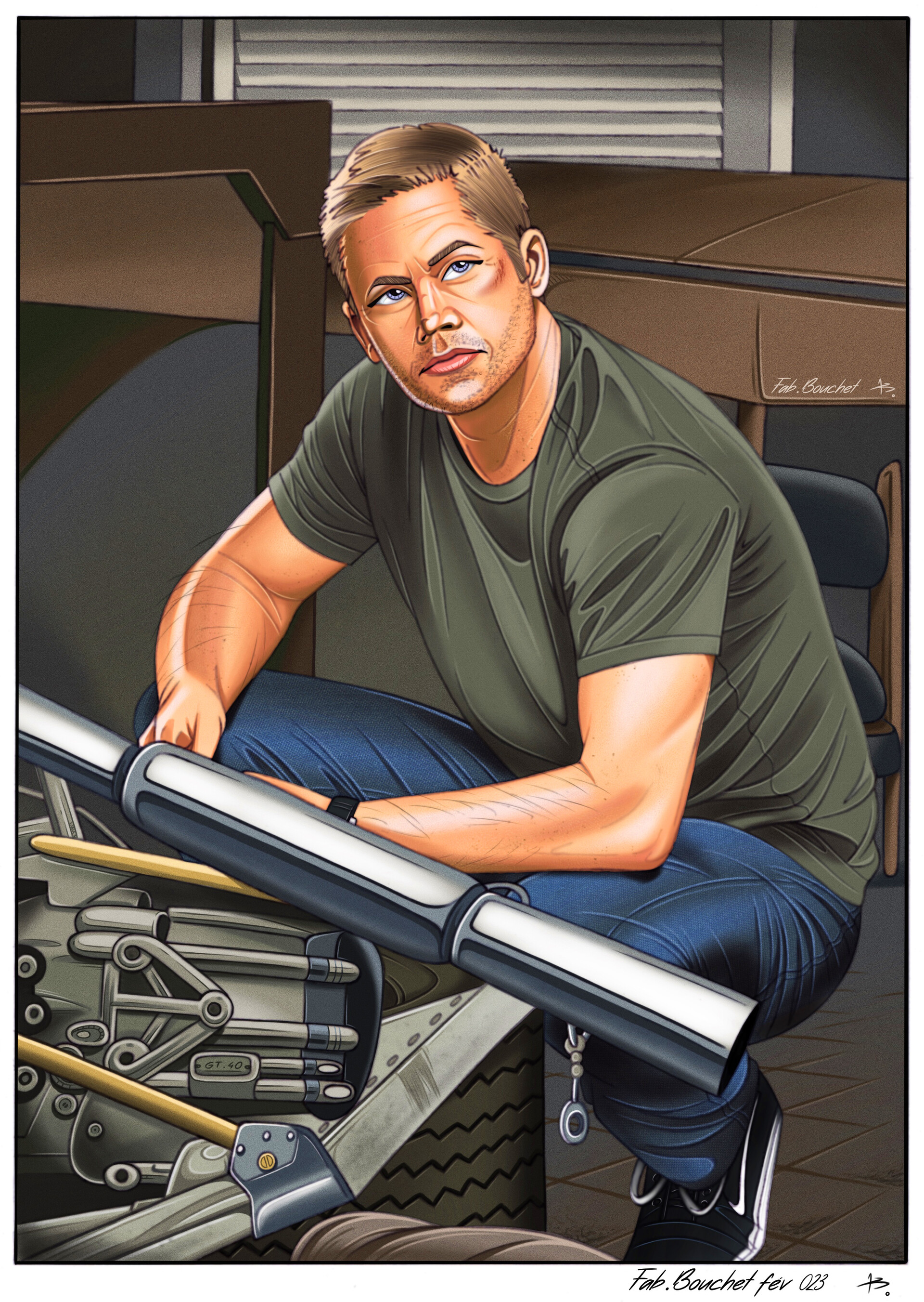 ArtStation - paul walker f&f 5