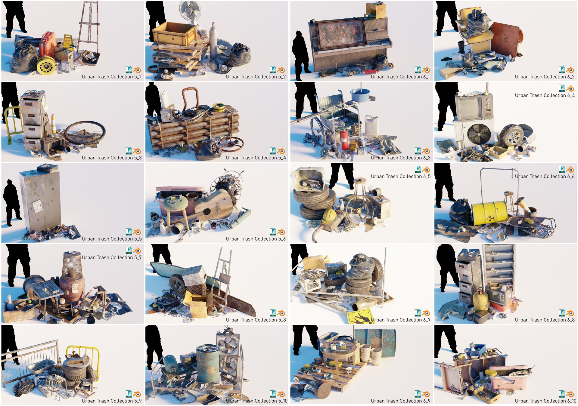 dada design - 100 Urban-Industrial Collections Pack - examples