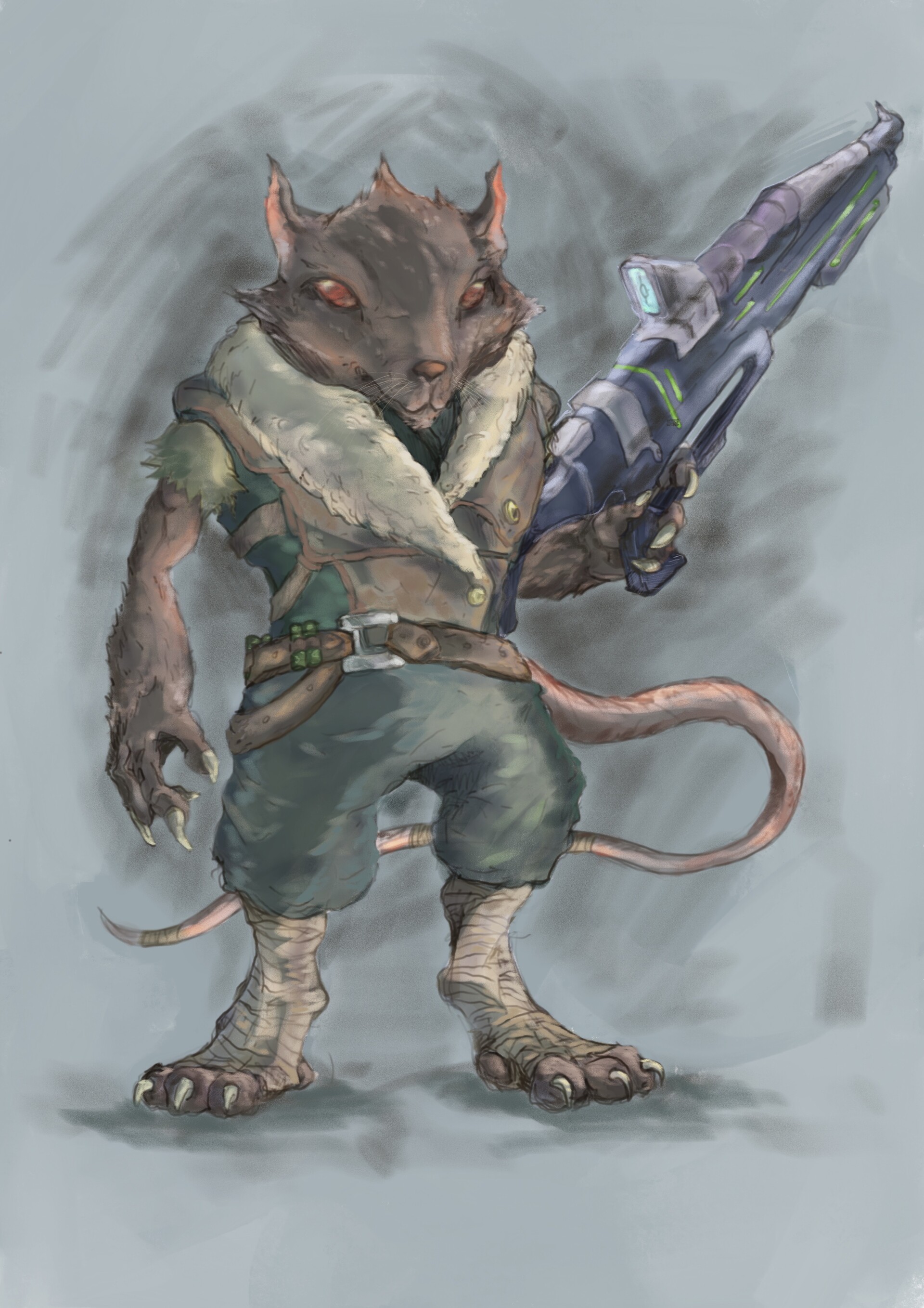 ArtStation - Ysoki Bounty Hunter Aldo Dorax