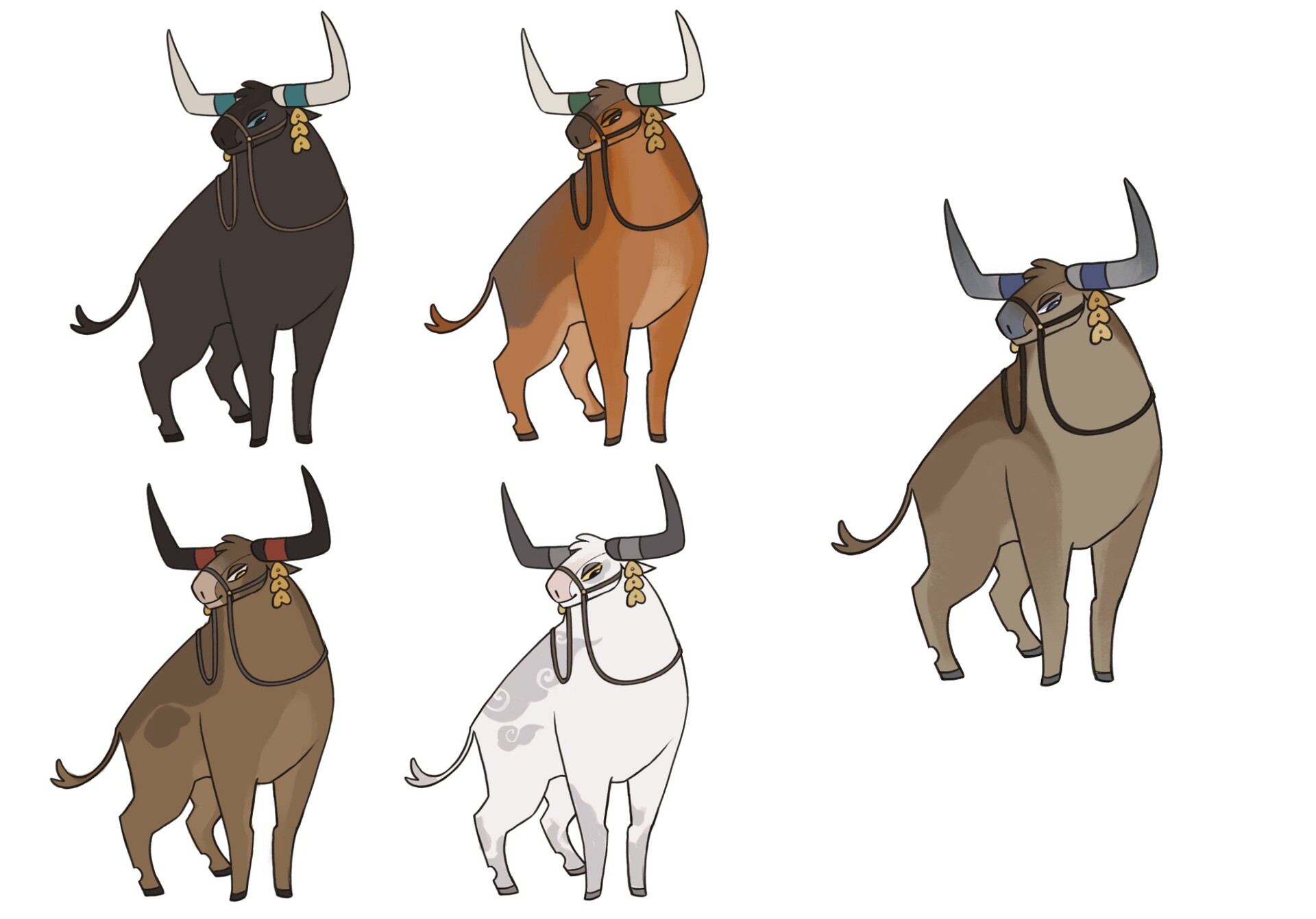 ArtStation - Rat/Ox Character Development