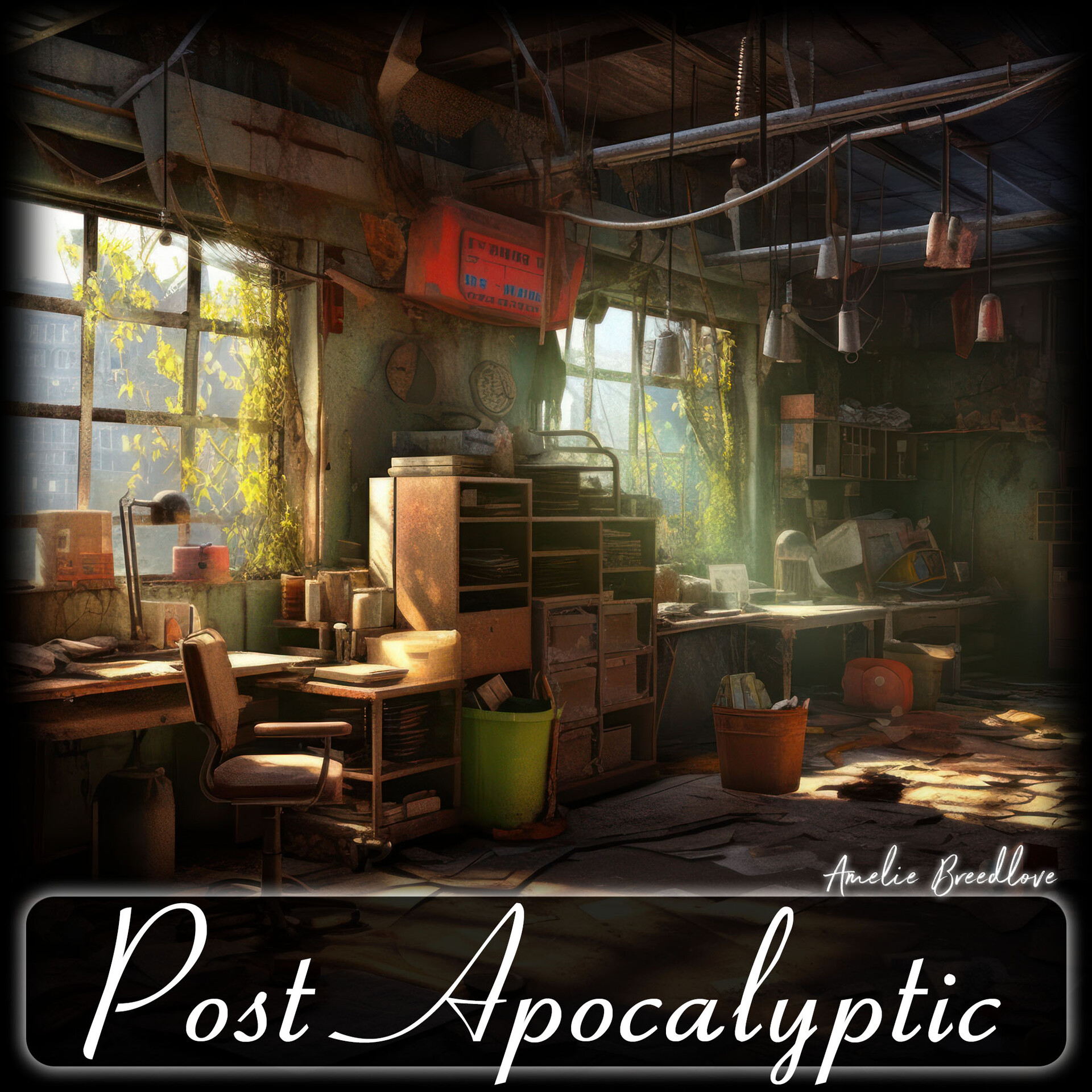 ArtStation - 210 Post Apocalyptic Environment - Interior Reference Pack ...