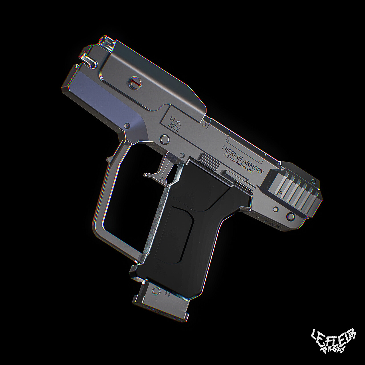 ArtStation - Halo 3: Pistol (M6G MAGNUM)