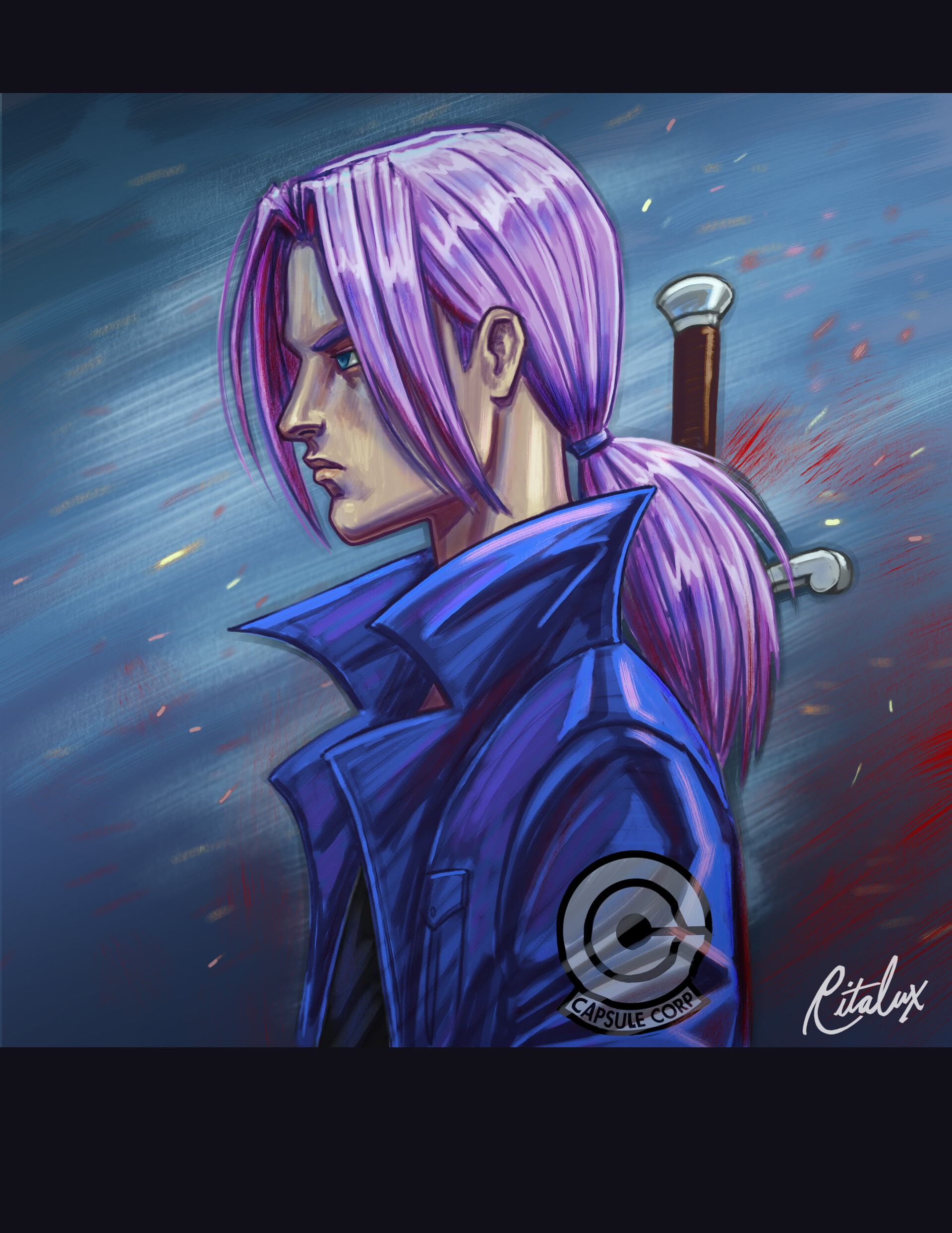 ArtStation - Fan Art Trunks DragonBall Z